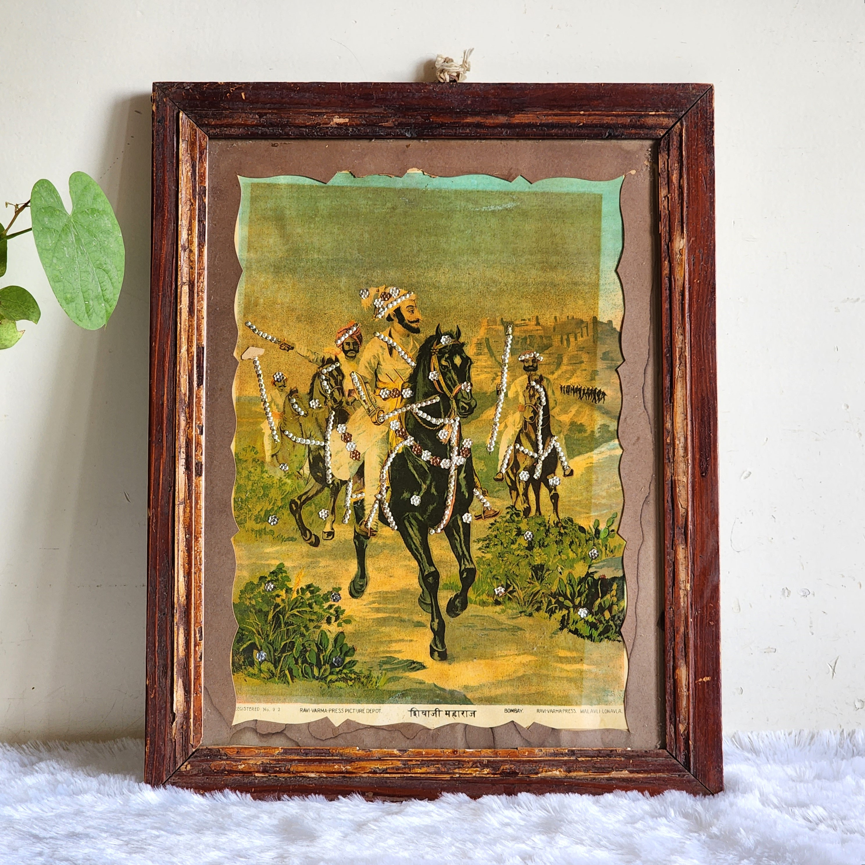 Vintage Shivaji Maharaj Raja Ravi Varma Printing Press - Etsy