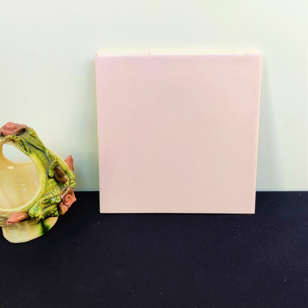 Vintage Pastel Peach Architecture Tile Campbell Tile Co. Ltd. England ...