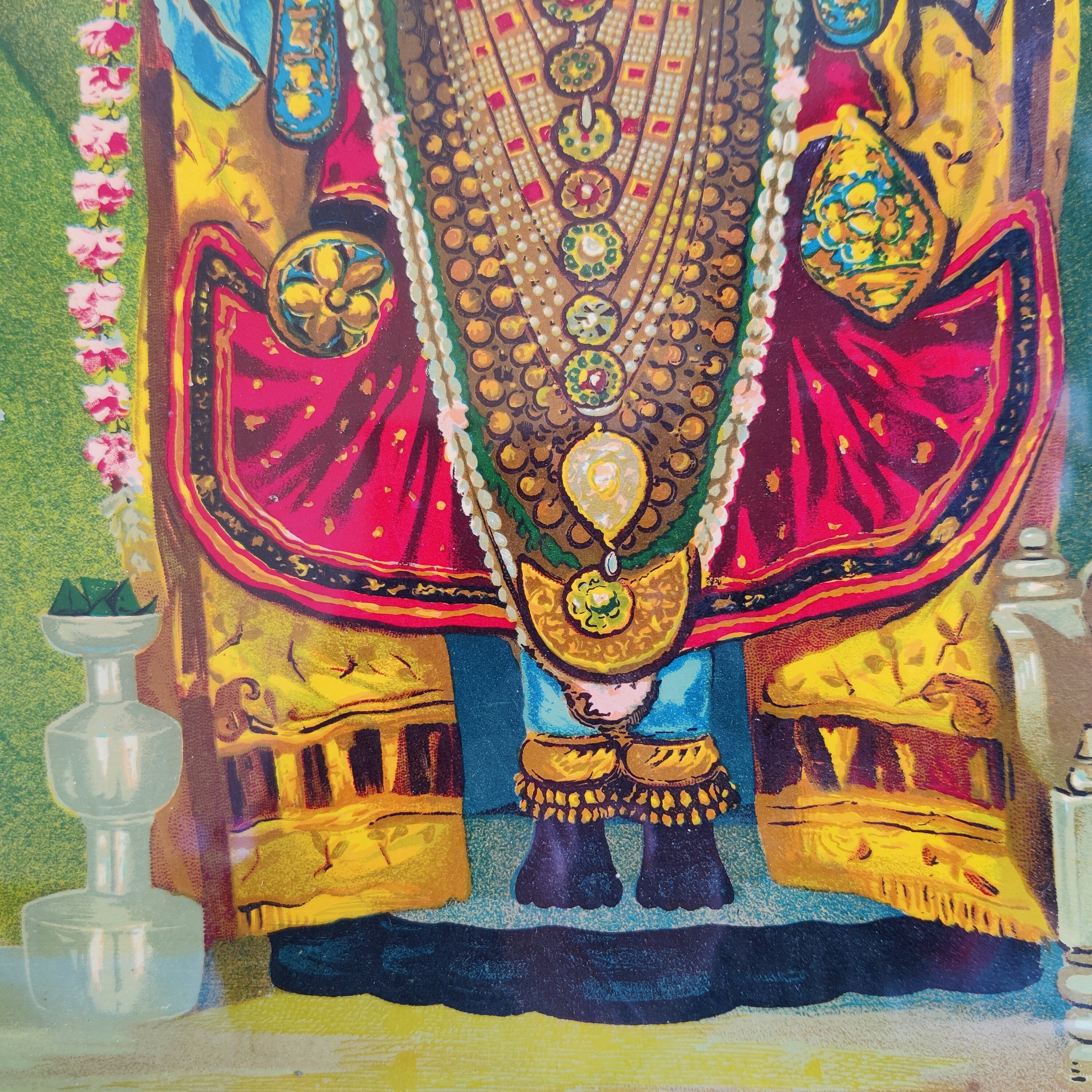 Vintage Ravi Uday Printing Press Print of 'shri Dwarkanath Janmashtmi ...