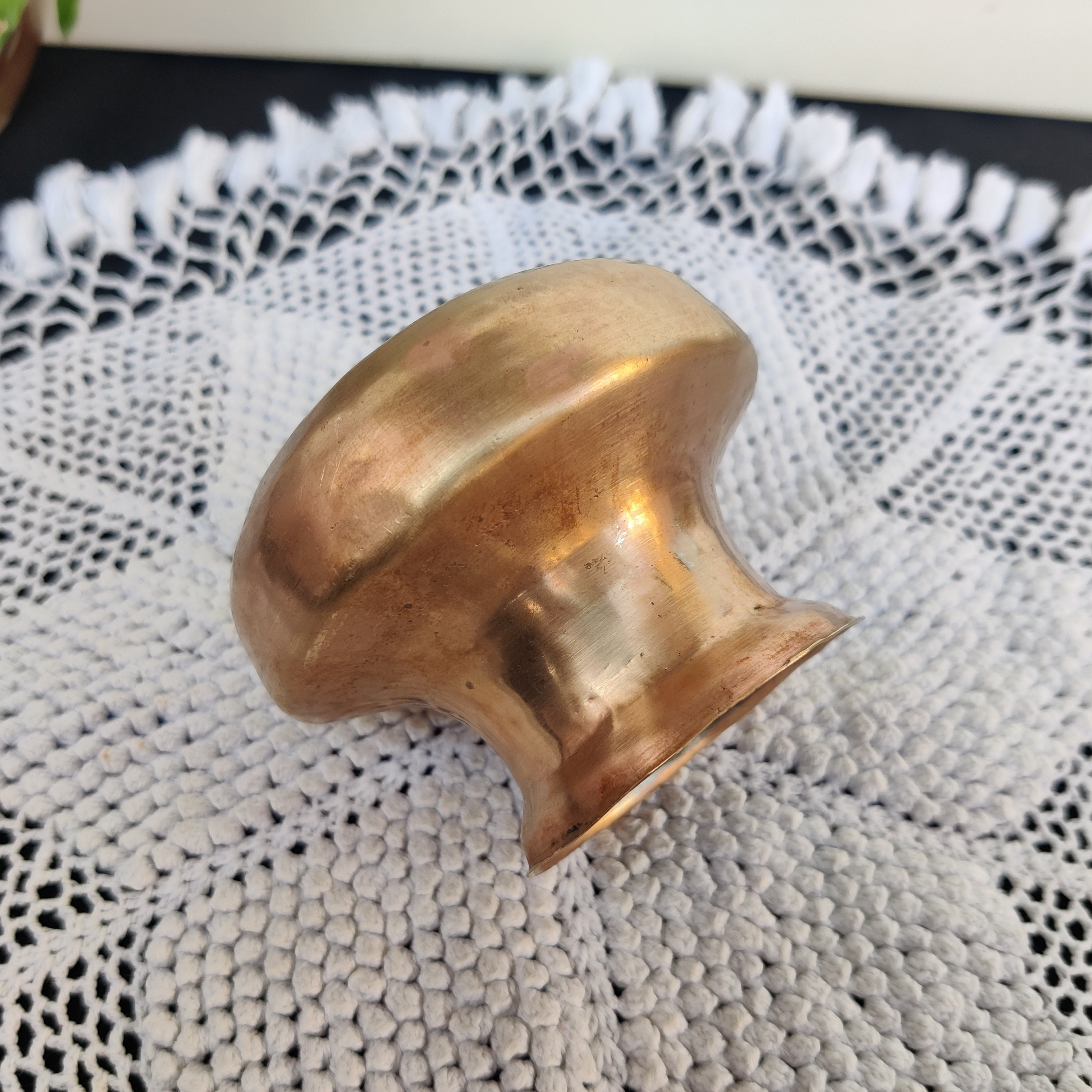 Antique Brass Ghee Vessel/vintage Oil Utensil/unique Shaped Utensil ...
