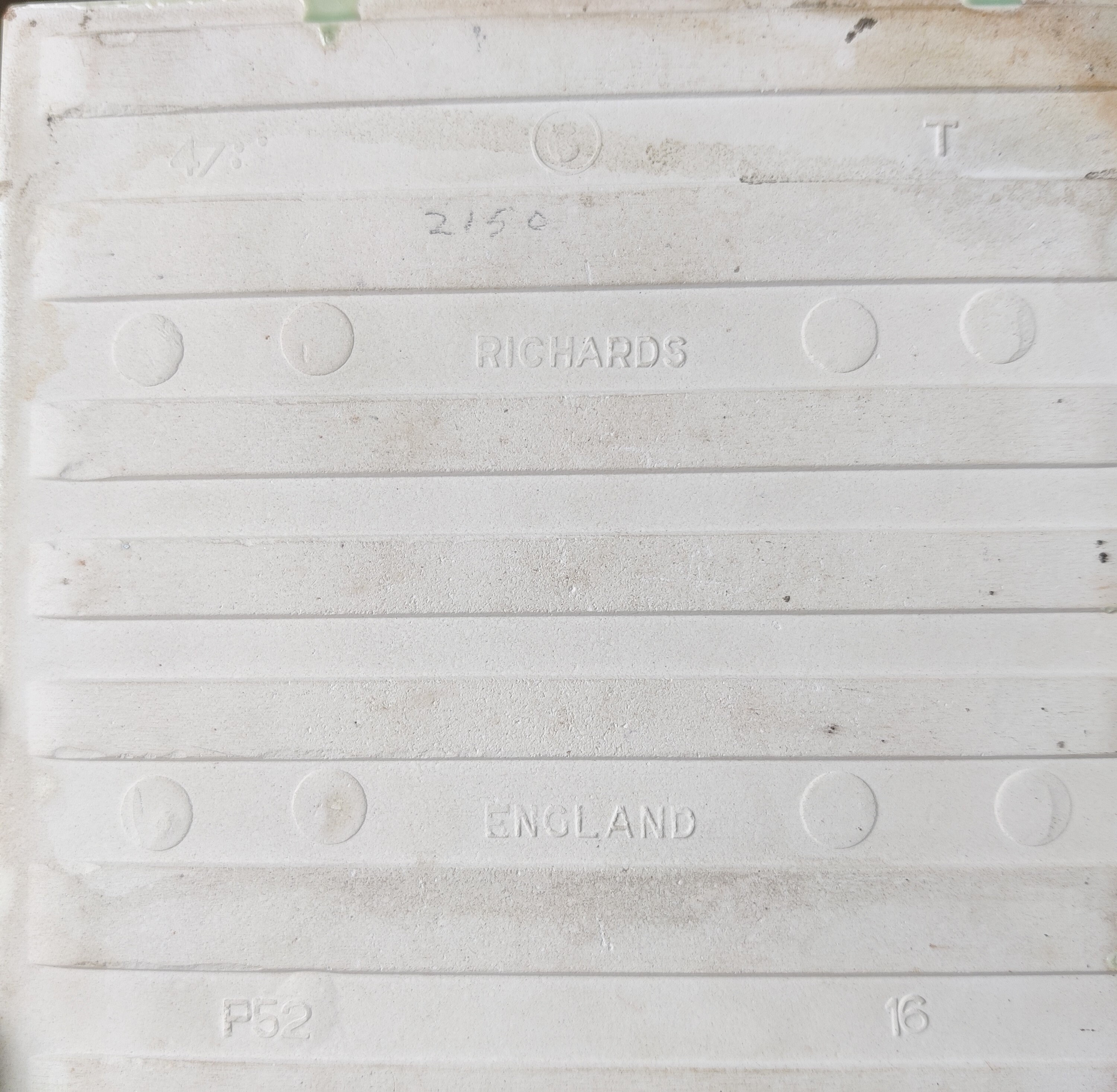 Vintage Green Color Unused Architecture Tile Richards England Green ...