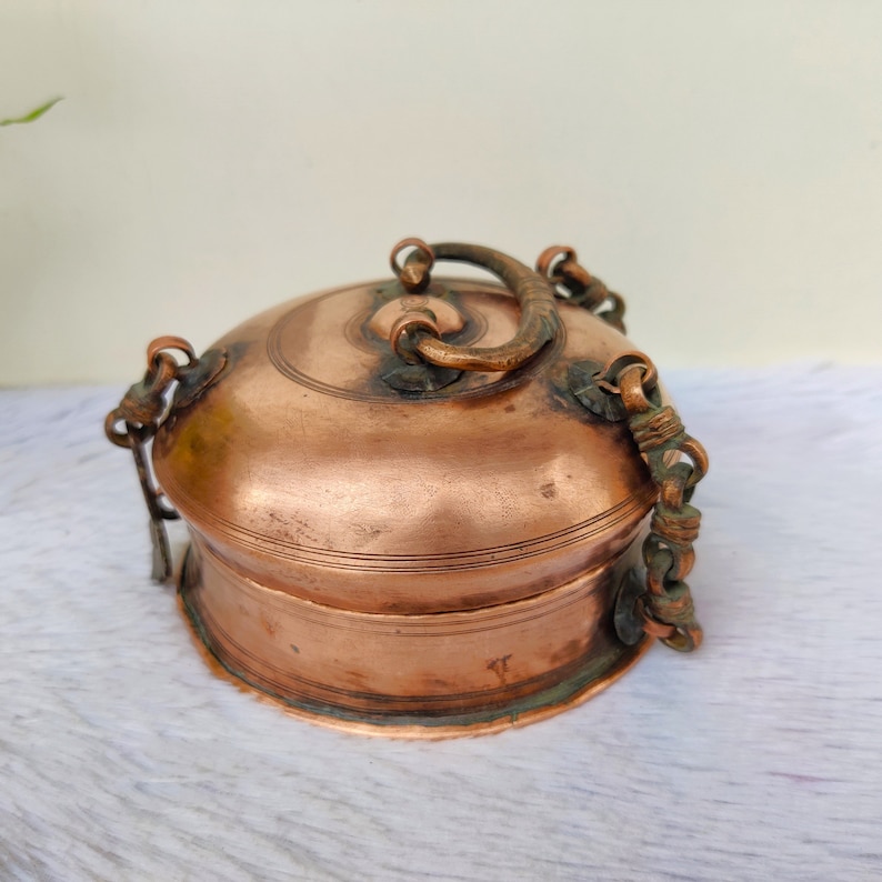 Antique Royal Dome Shaped Rare Miniature Copper Box Copper - Etsy
