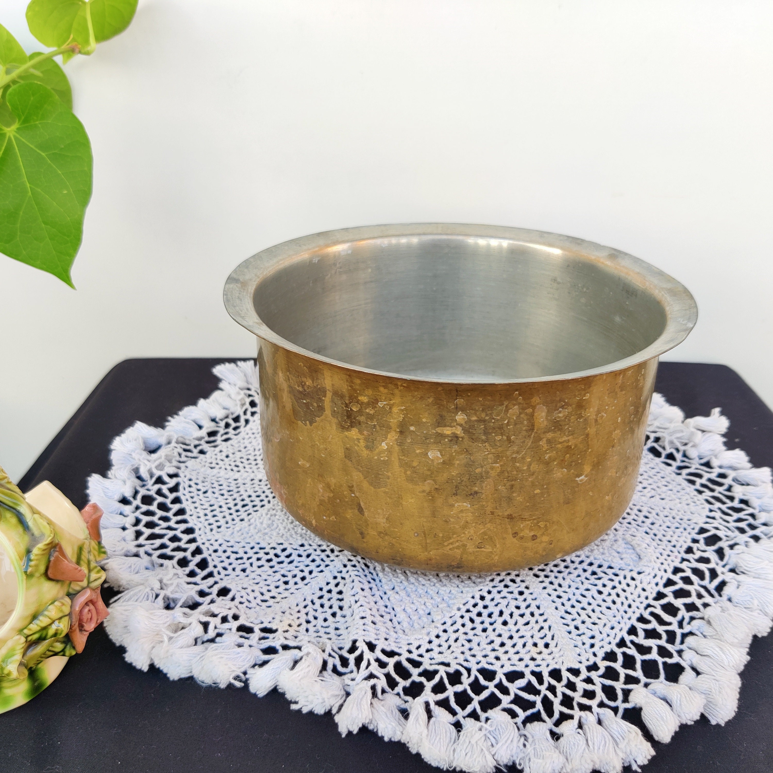 Antique Brass Cooking Bowl Cooking Patila Serving Bowl - Etsy