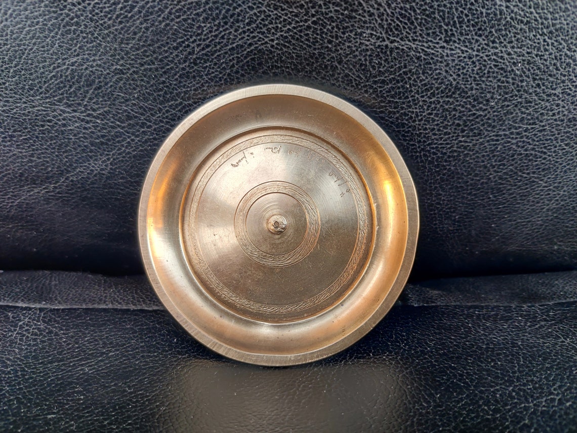 Vintage Brass Miniature Plate | Old Penny Plate | Kids Toy Plate|brass ...