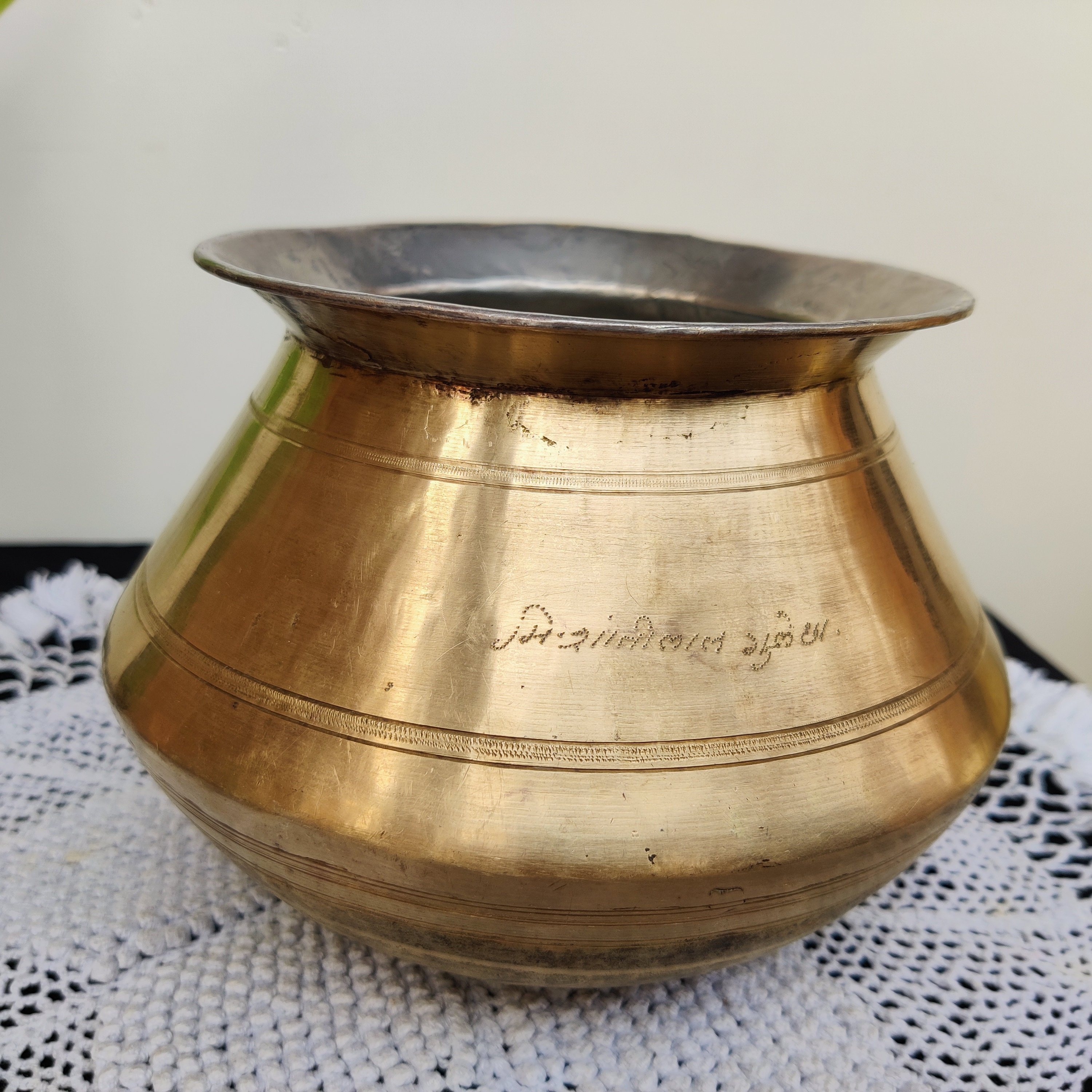 Antique Brass Solid Cooking Pot - Set of 2 | Antique Rice Pot | Brass ...