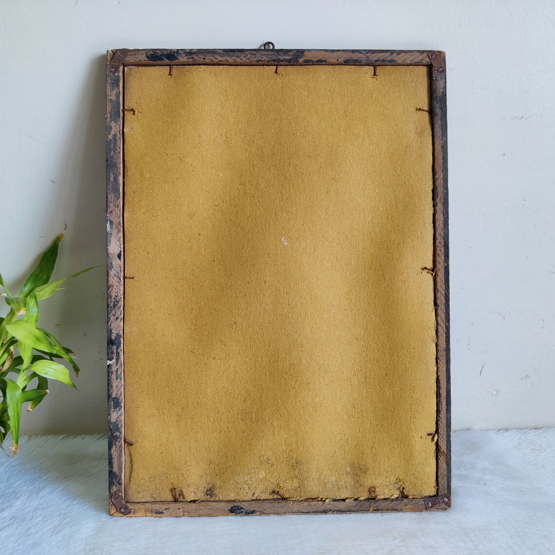 Vintage Lord Krishna, Mahatma Gandhi & Jawaharlal Nehru Print With ...