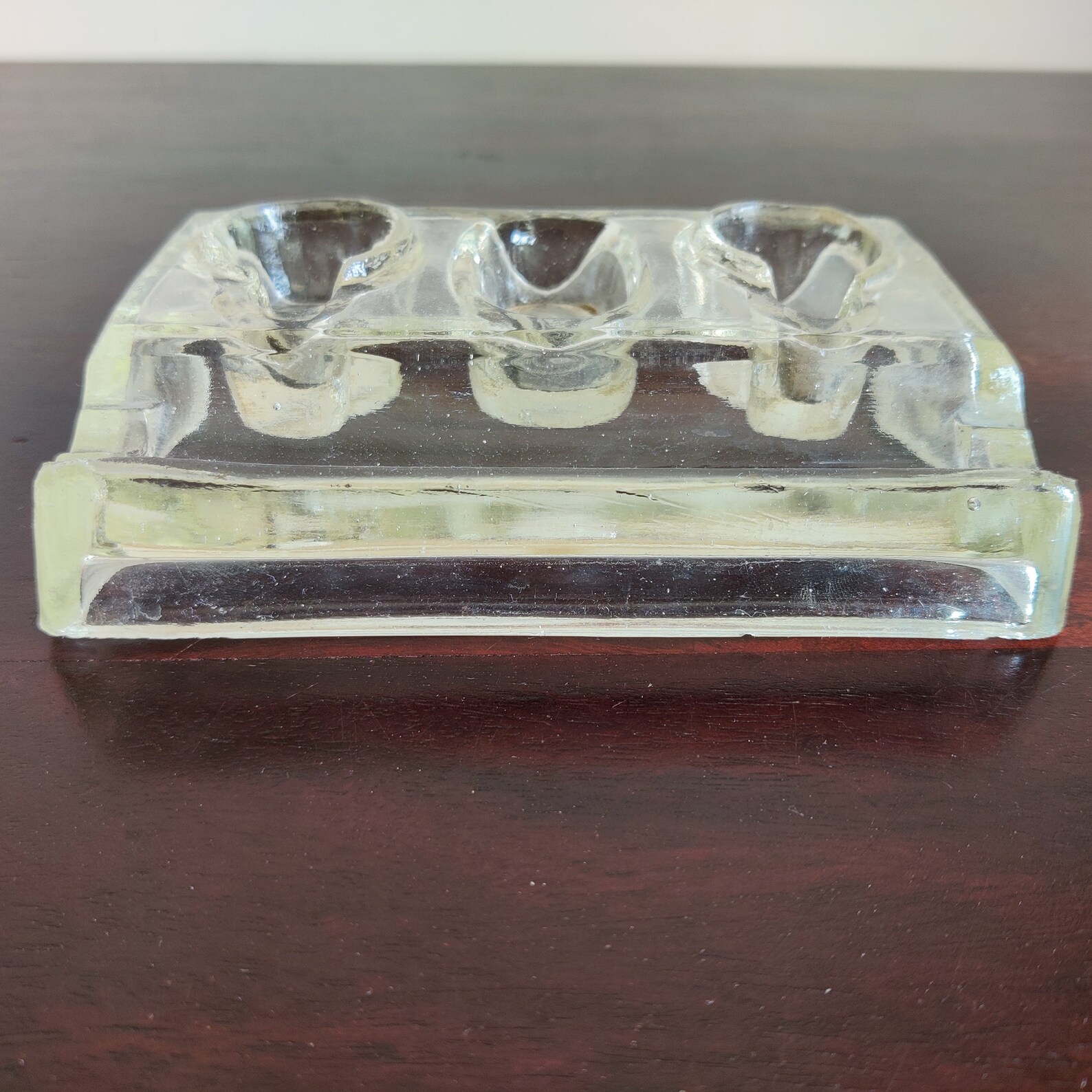 Vintage Office Table Decorative Unique Shape Glass Ink Pot |clear Glass ...