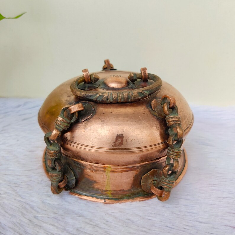 Antique Royal Dome Shaped Rare Miniature Copper Box Copper - Etsy
