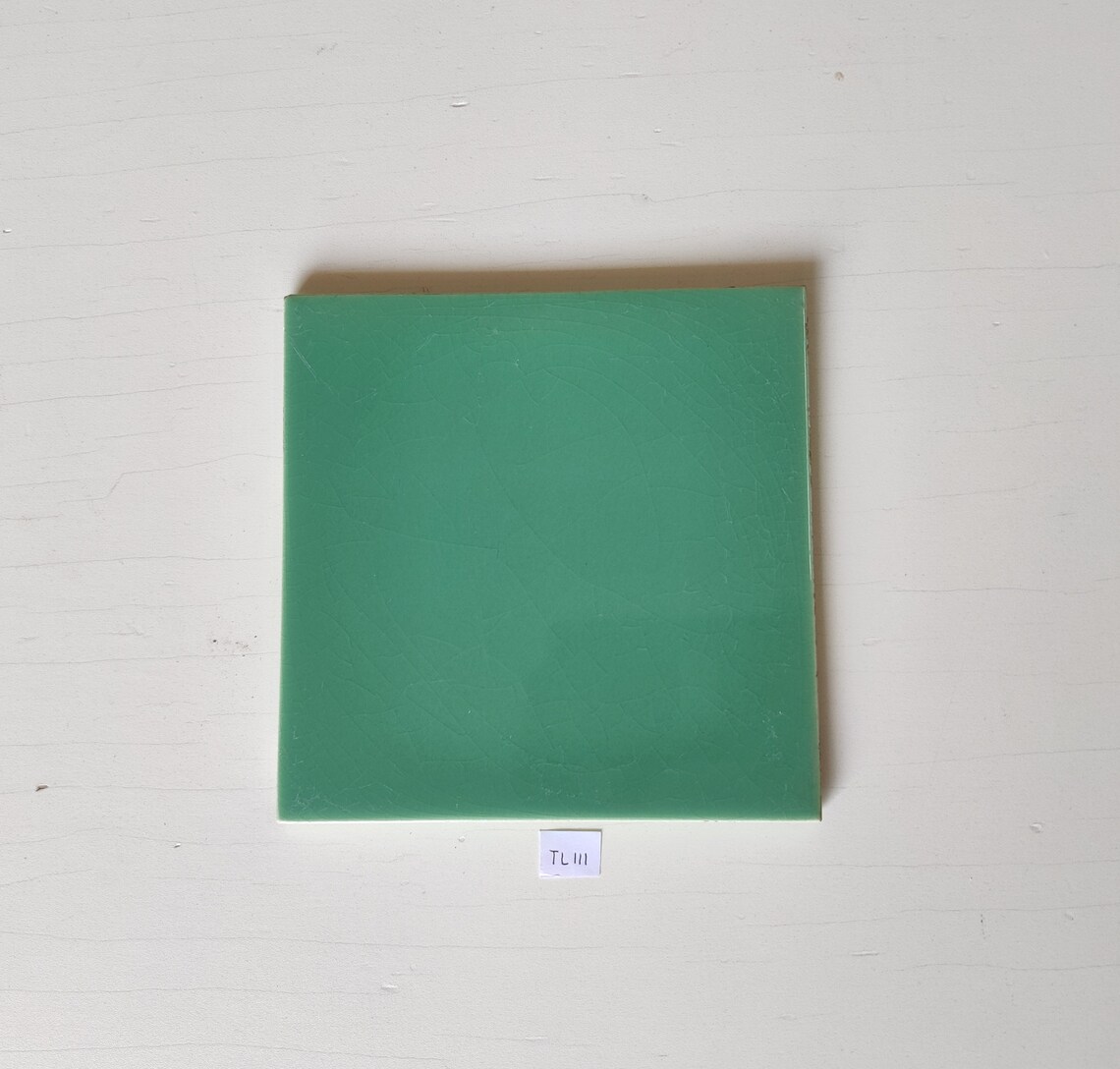 Vintage Green Color Unused Architecture Tile Richards England - Etsy