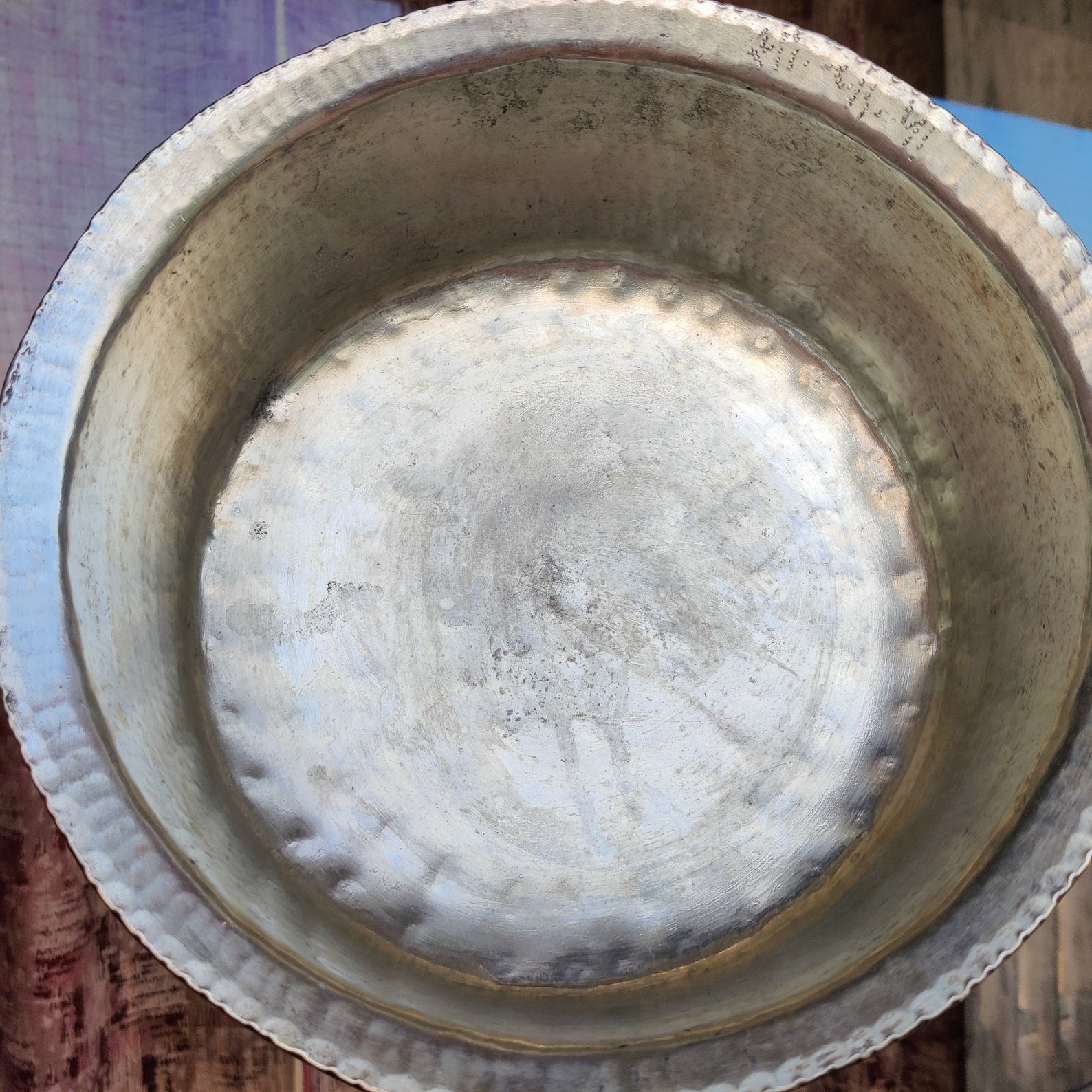 Antique Rare Solid Uniquely Hand Hammered Heavy Cooking Pot - Etsy