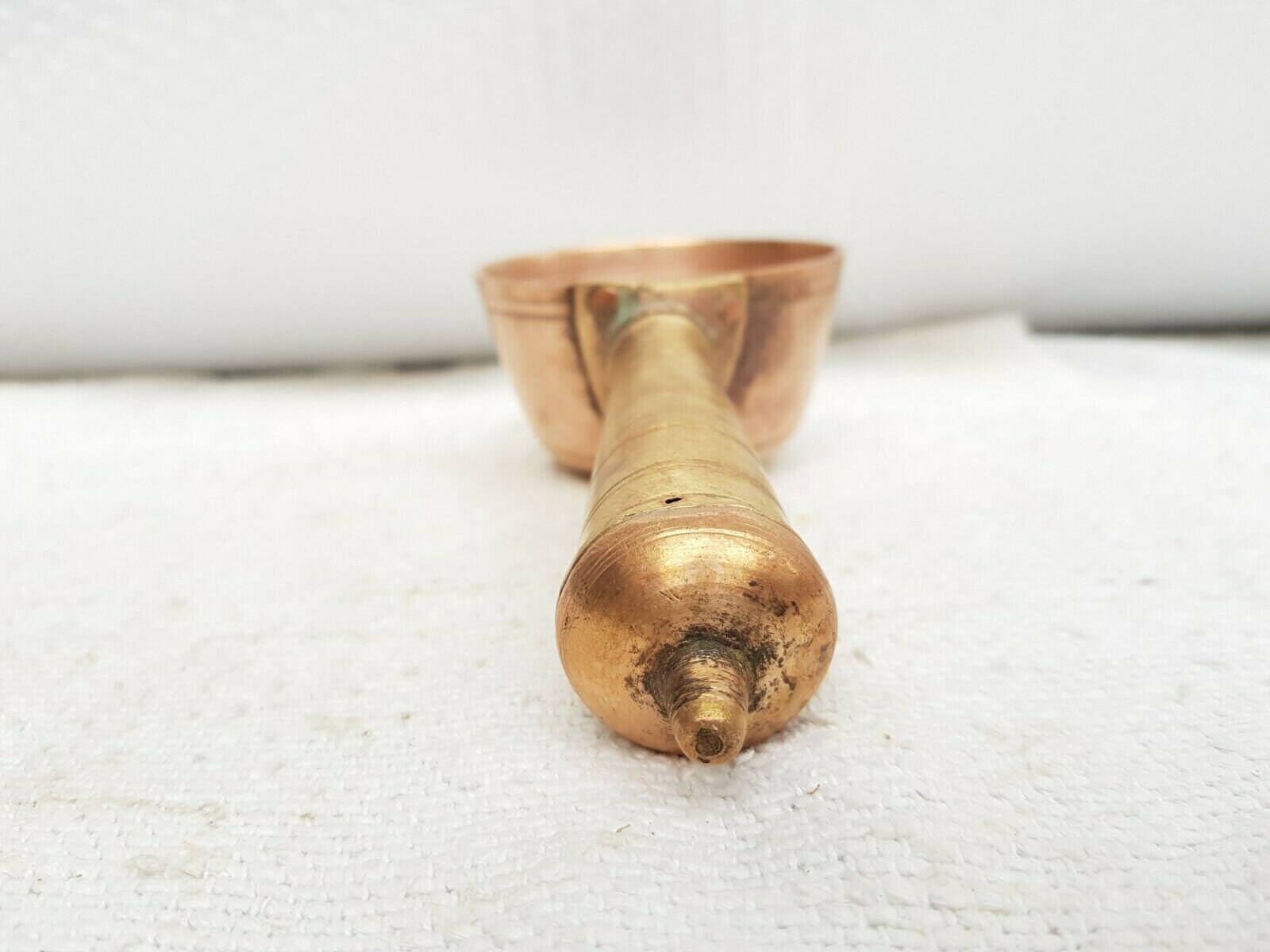 Antique Rare Religious Holy Heavy Brass Spoon | Antique Traditional ...