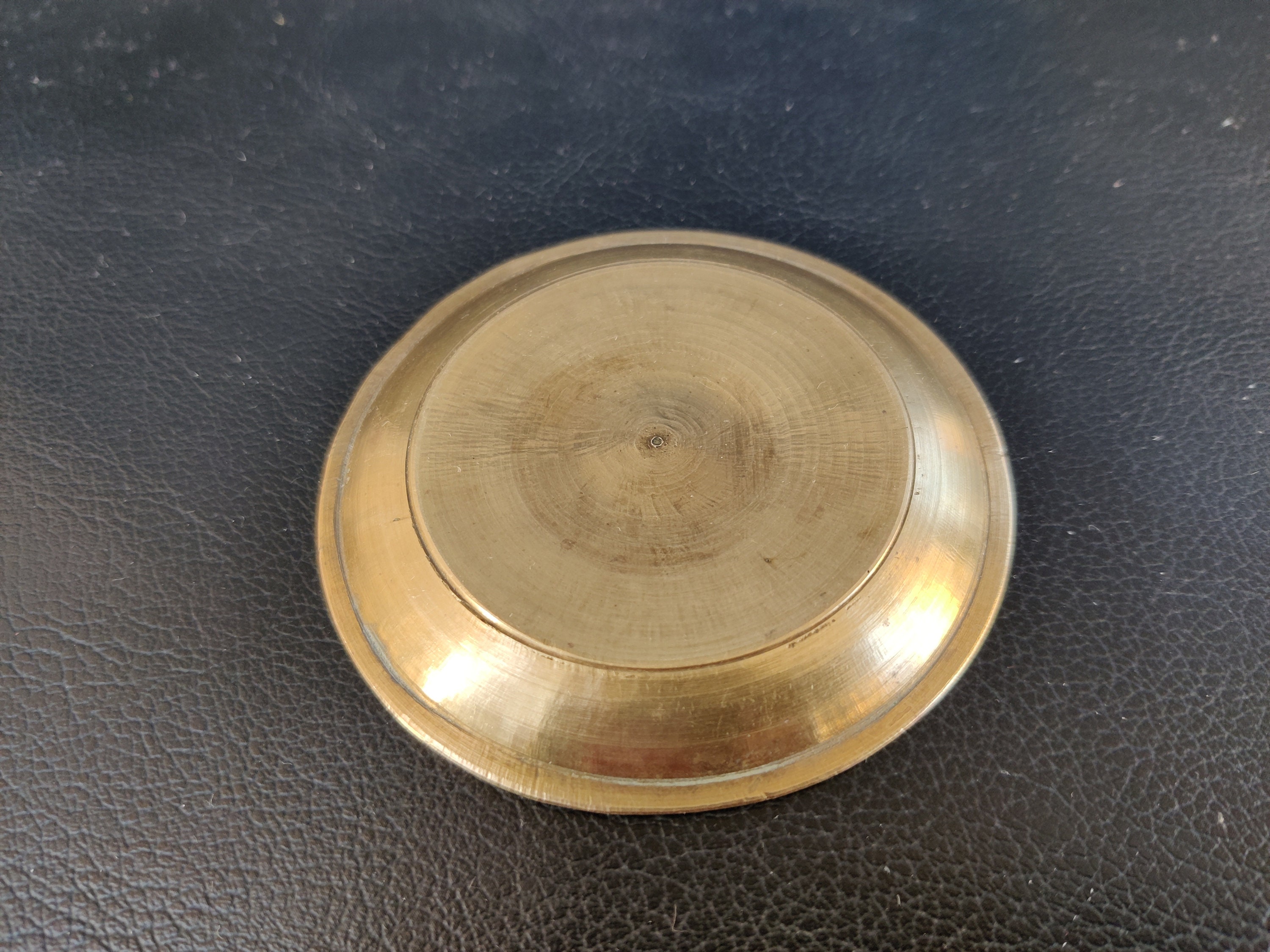 Vintage Brass Miniature Plate | Old Penny Plate | Kids Toy Plate|brass ...