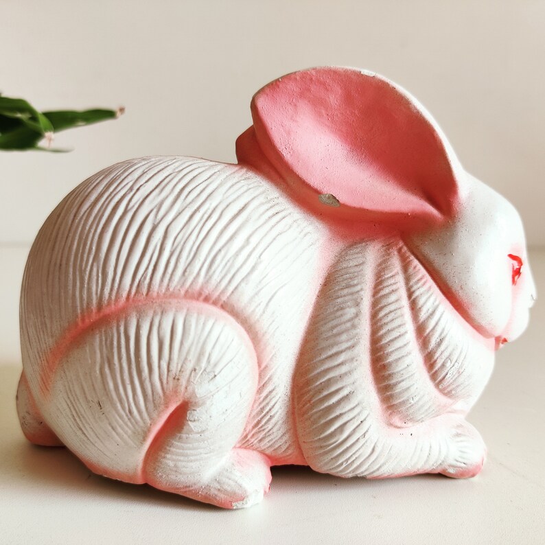 Antique Terracotta Handmade Rabbit Figure Statue Set of 2 Antique ...