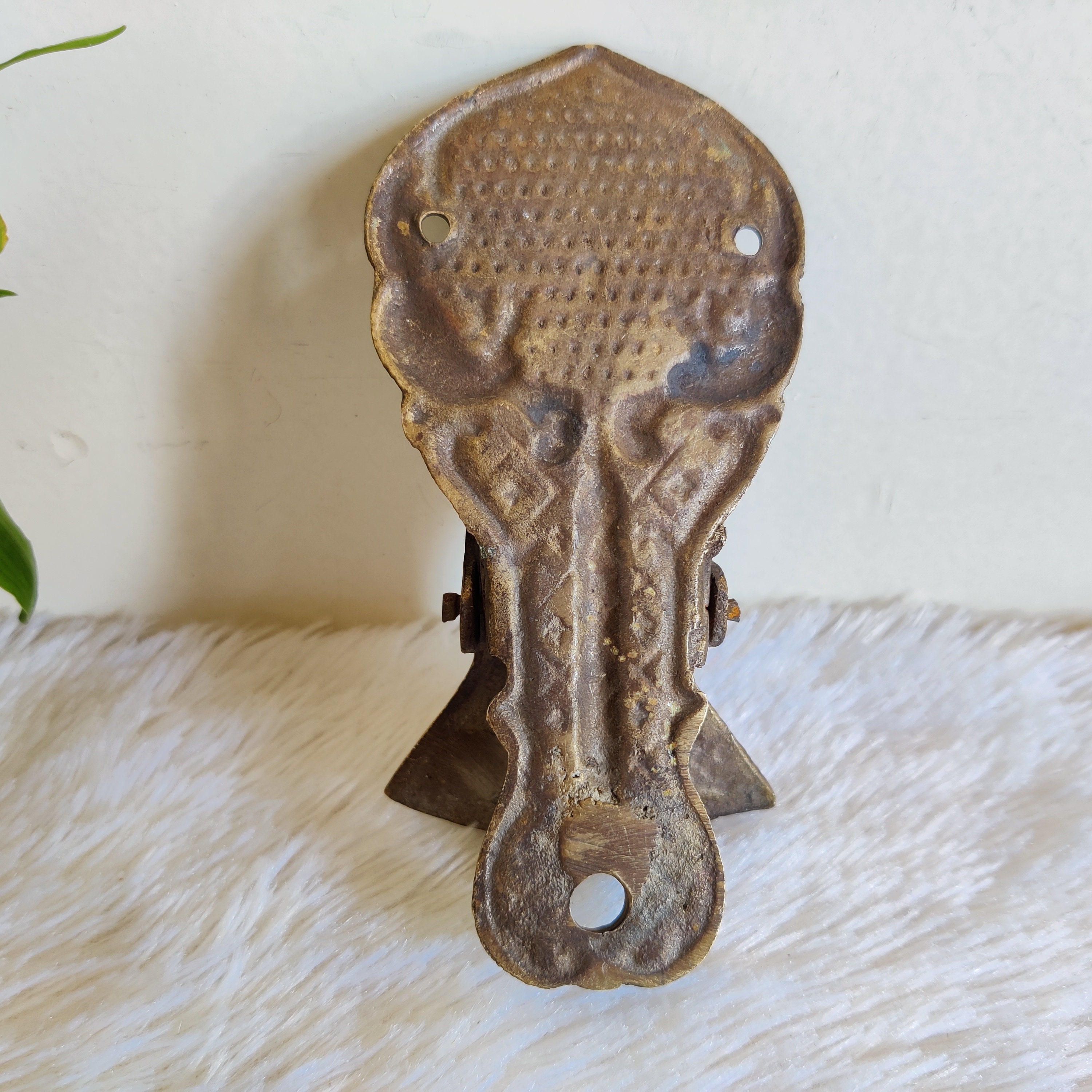 1920s Vintage Hand Shape Victorian Brass Paper Clip Holder Desktop ...