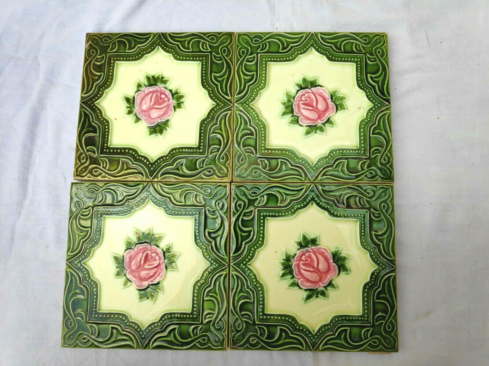 Ceramic Vintage Tile Japan Japanese Tile Furniture Tile Decorative Tile ...