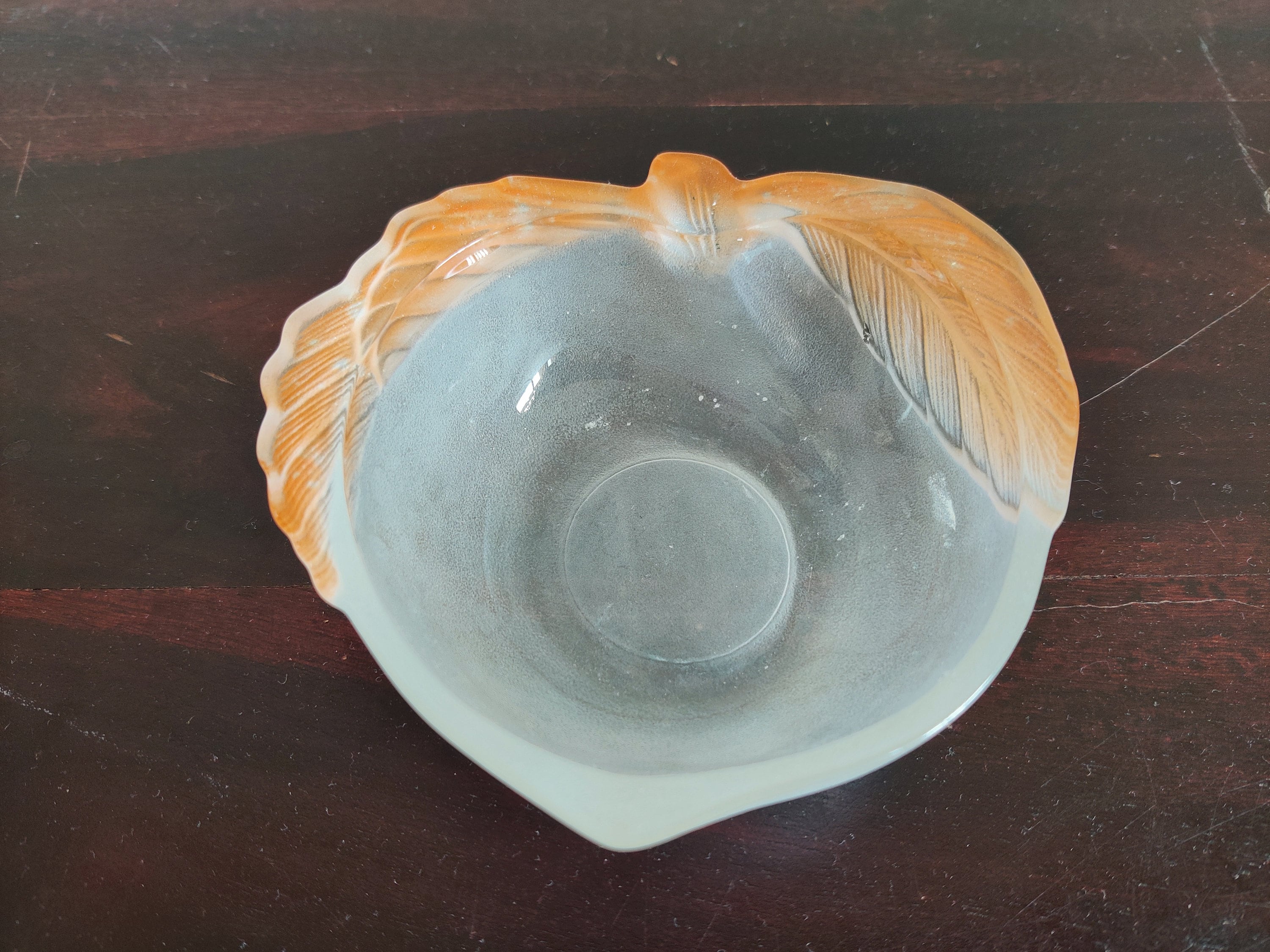 Antique Frosted Glass Apple Shaped Serving Bowl | Multi Purpose Bowl ...