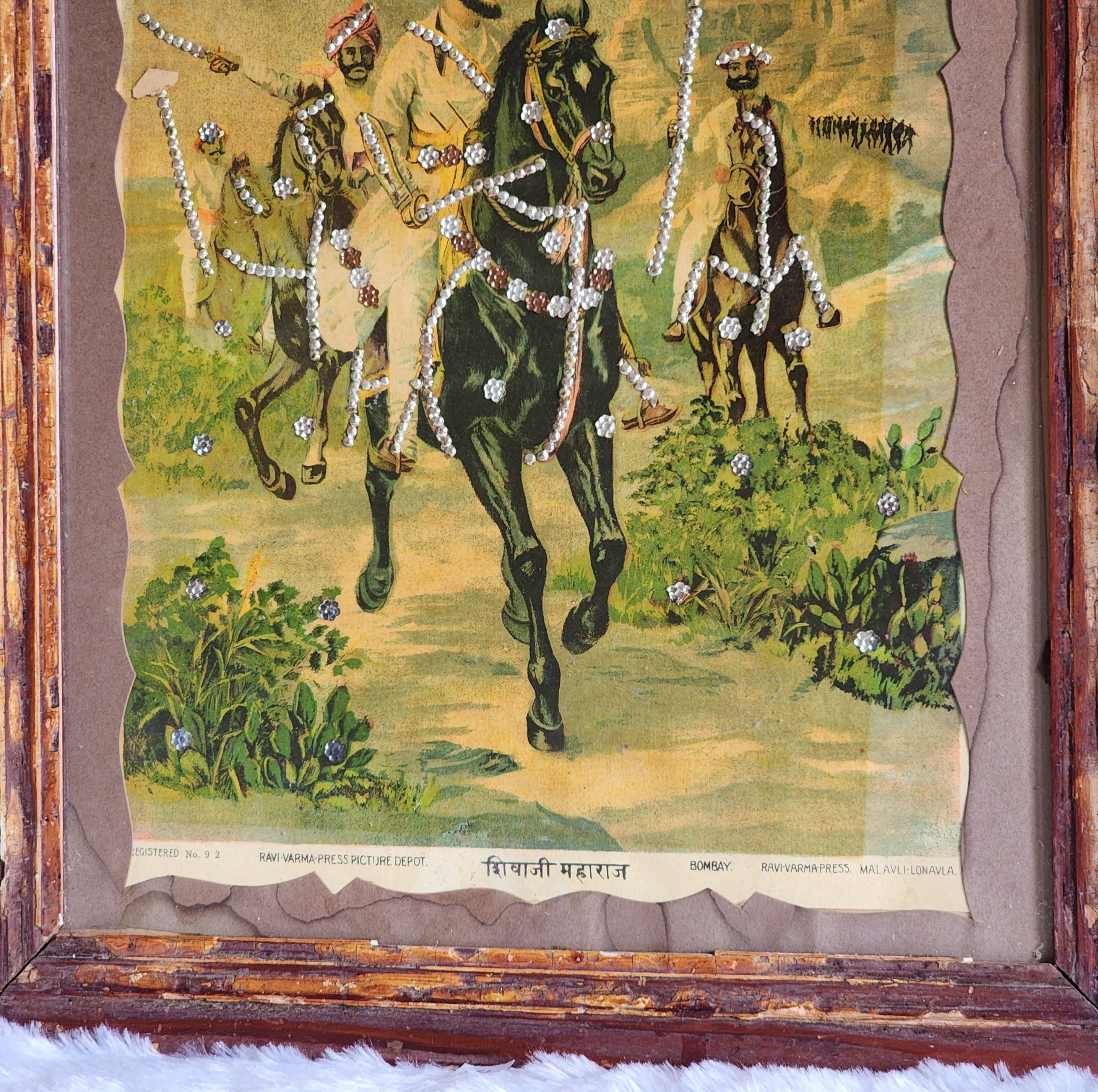 Vintage Shivaji Maharaj Raja Ravi Varma Printing Press - Etsy