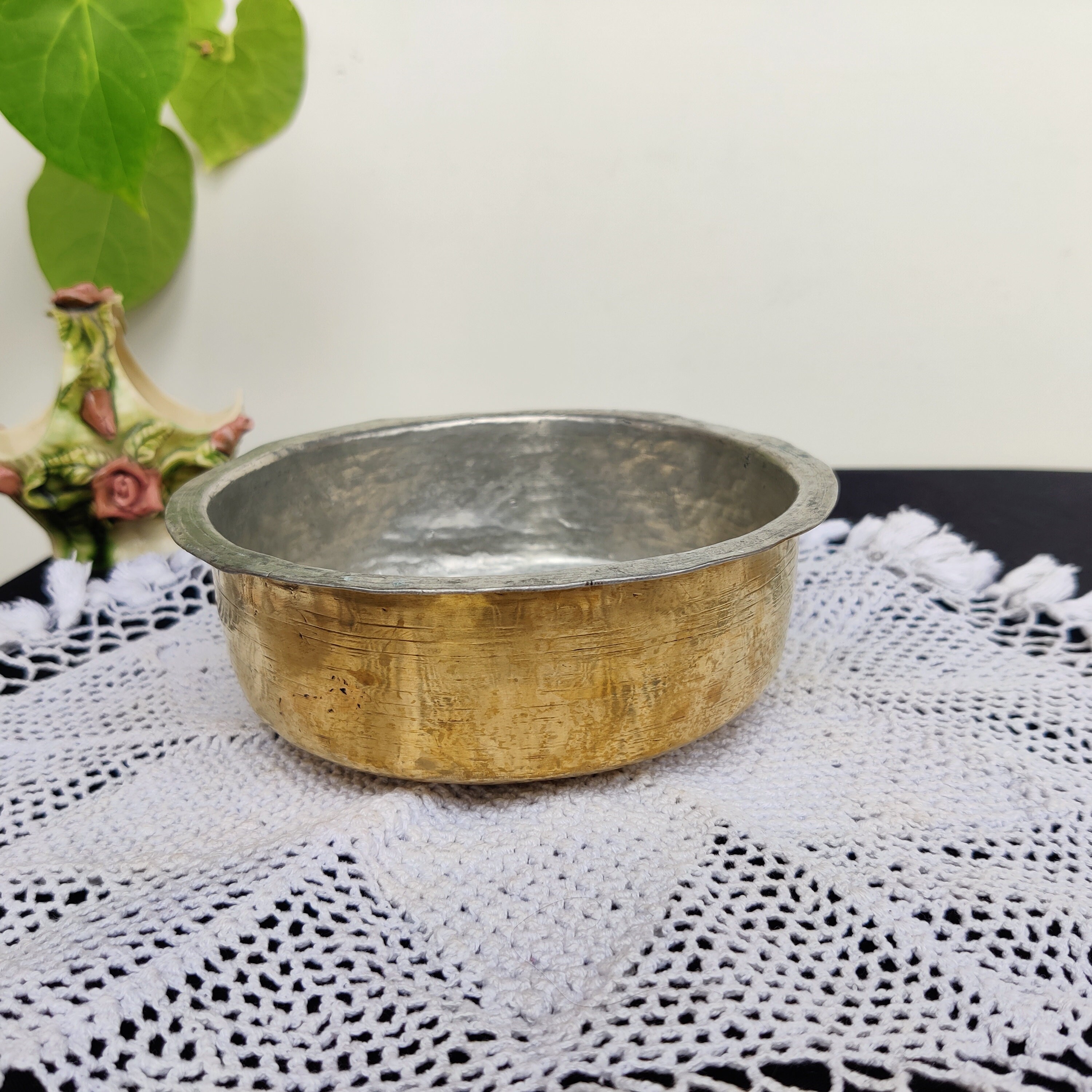 Antique Rare Solid Uniquely Hand Hammered Cooking Pot | Antique ...
