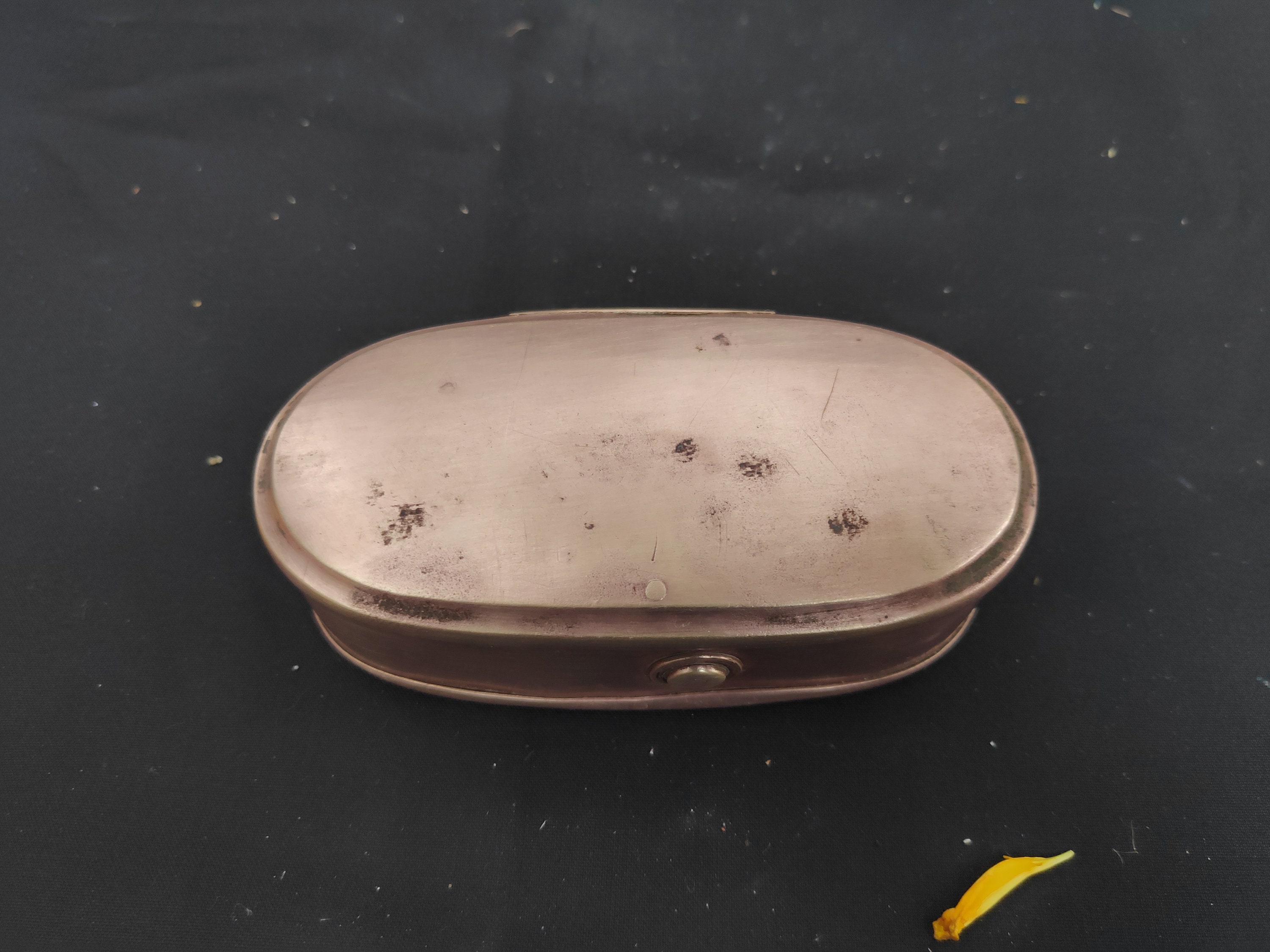 Antique Brass Betel Nut Box Dual Compartment Paan-Daan Box | Etsy