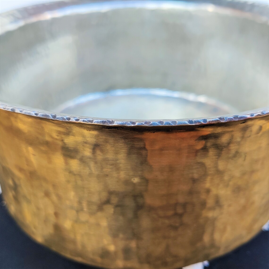 Antique Rare Solid Uniquely Hand Hammered Heavy Cooking Pot - Etsy
