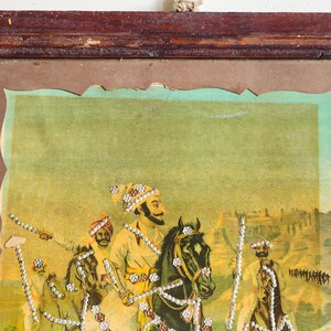 Vintage Shivaji Maharaj Raja Ravi Varma Printing Press Embellished ...