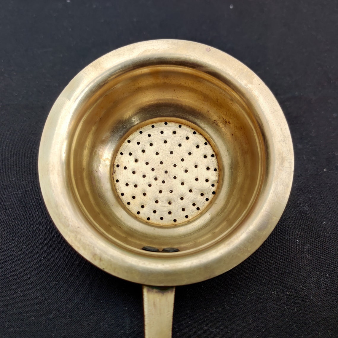 Antique Brass Strainer | Rare Vintage Brass Tea Strainer | Indian ...