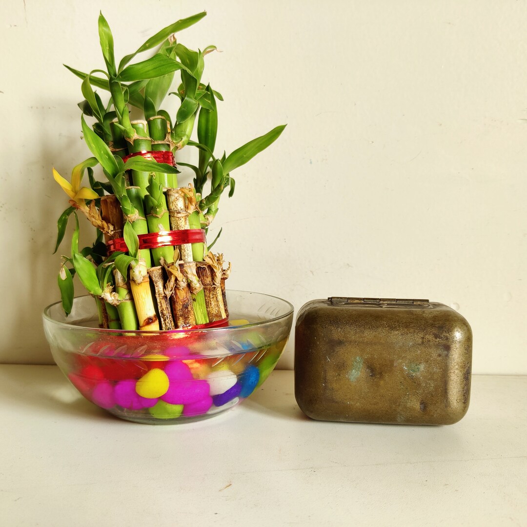 Vintage Mahalaxmi Soap Works Advertising Travel Brass Metal Soap Box ...