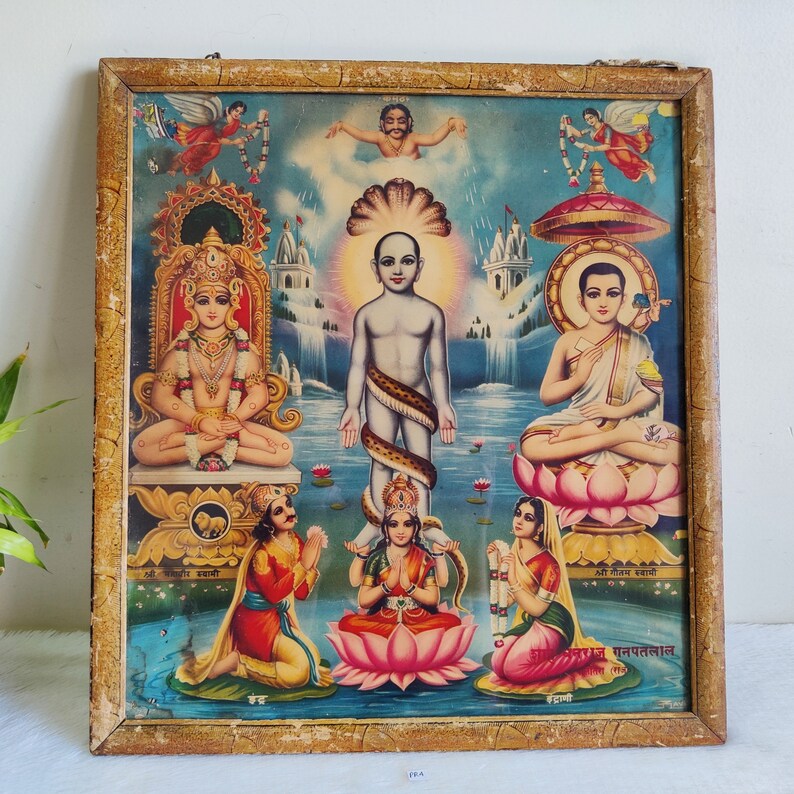 Vintage God Parshvanatha, Mahavira Swami and Gautama Swami Jain ...