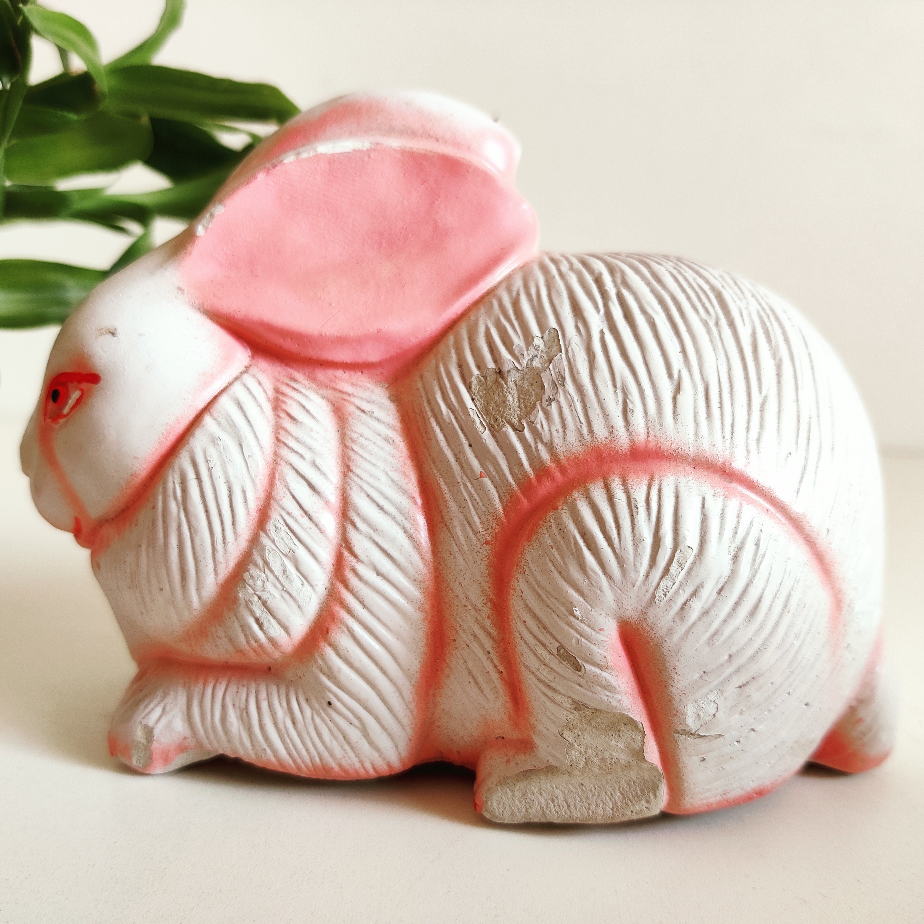 Antique Terracotta Handmade Rabbit Figure Statue Set of 2 Antique ...