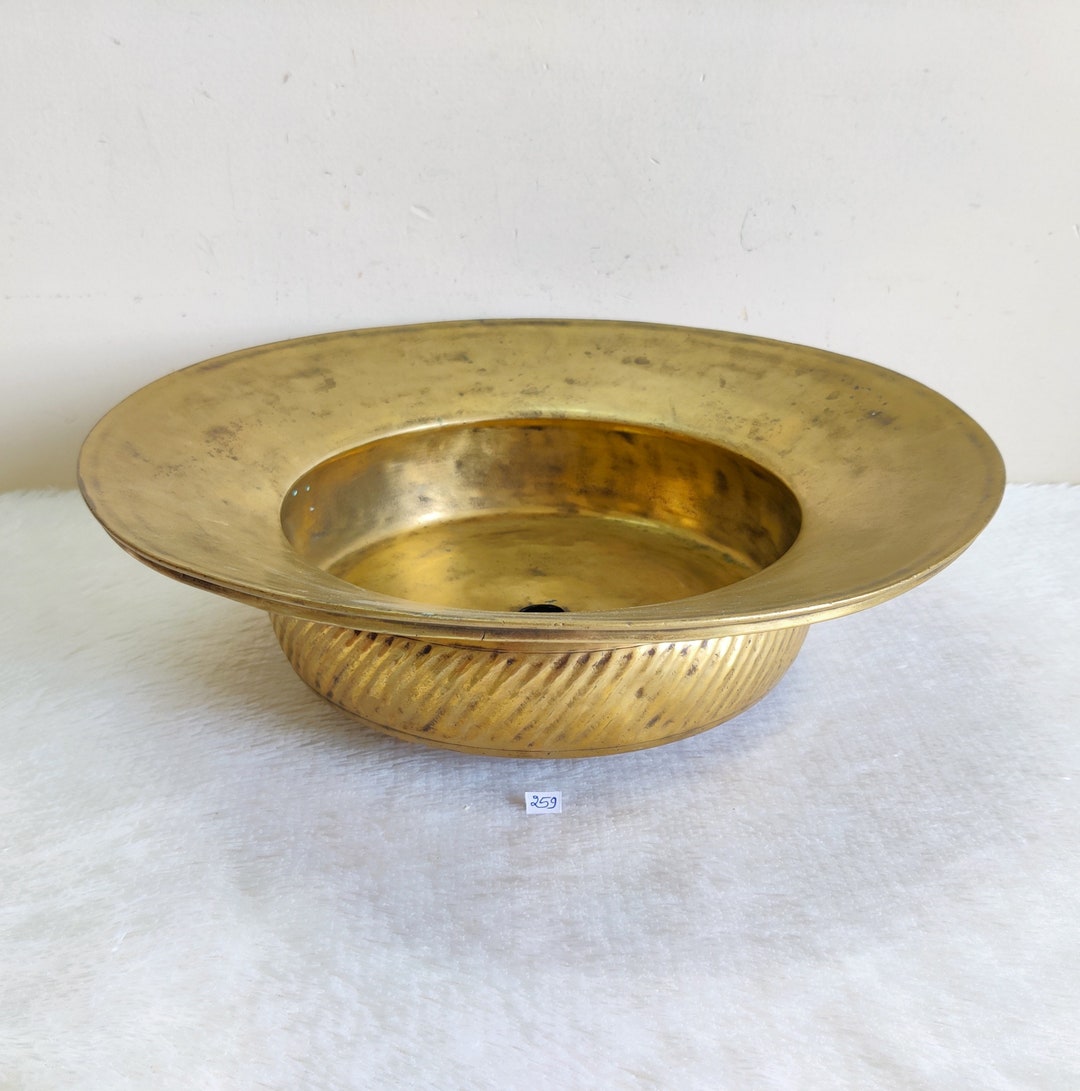 Vintage Brass Sink | Vintage Brass Wash Basin | Vintage Sink for ...