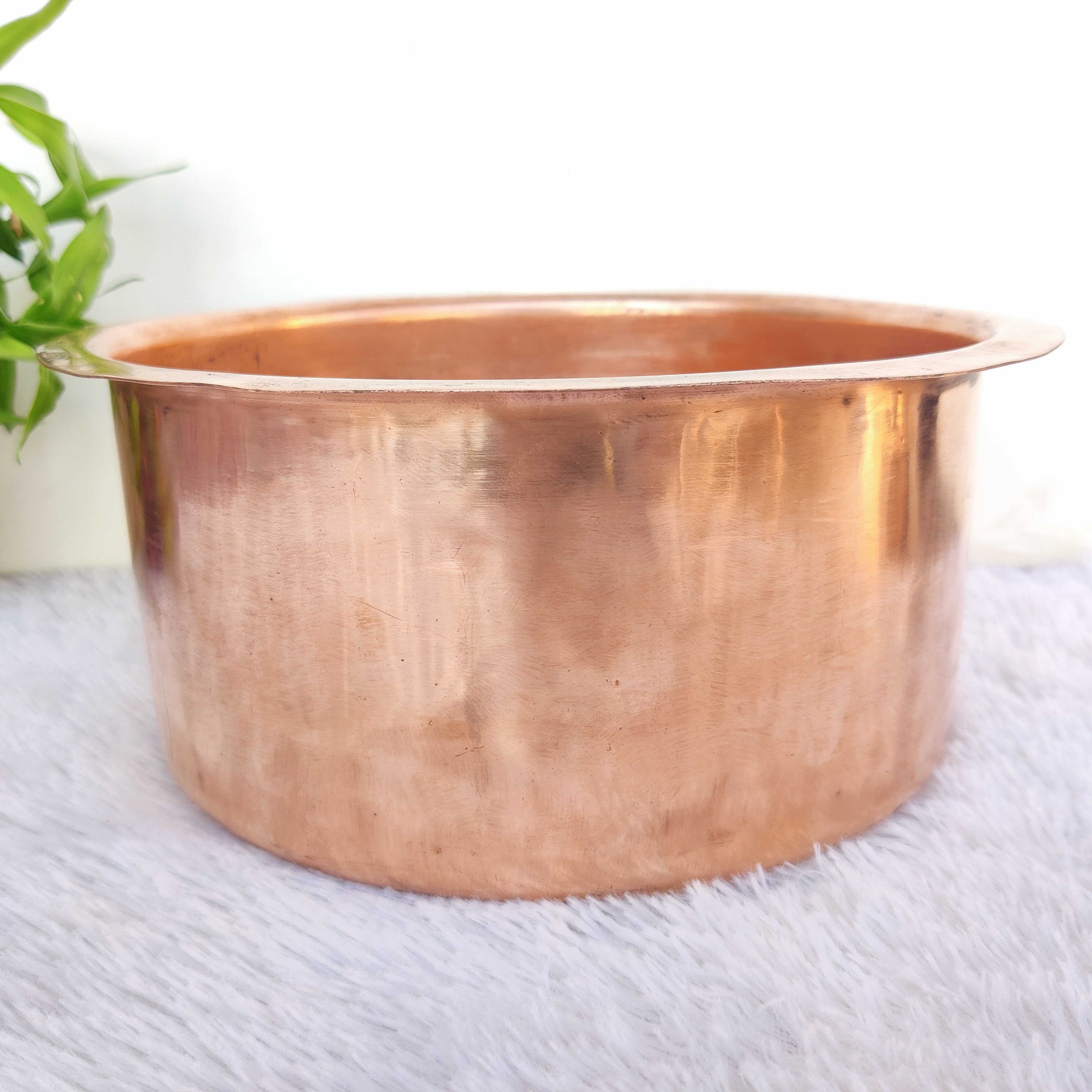 Antique Copper Cooking Pot Antique Traditional Copper Cookware Patila ...