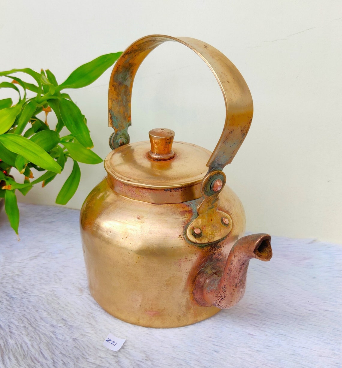 Antique Brass Tea Kettle Brass Tea Pot Antique Chai and - Etsy