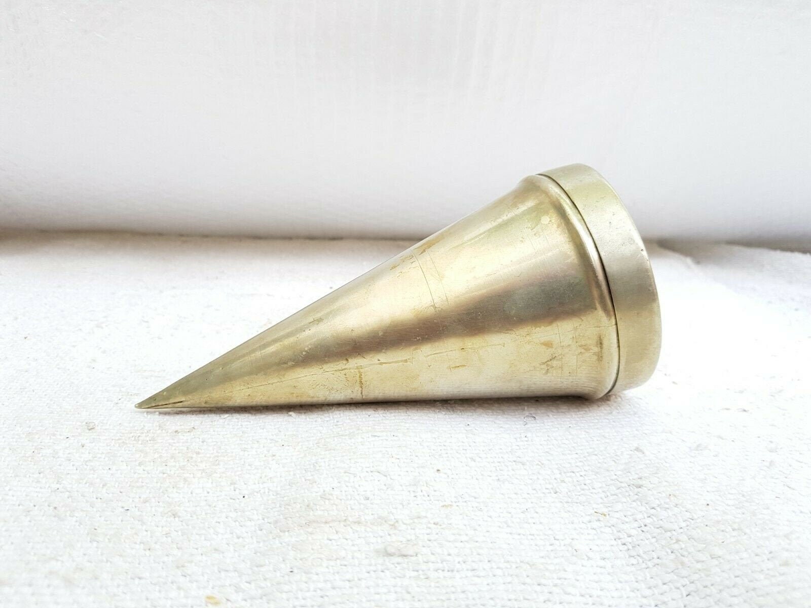 Vintage Rare Conical Shaped German Silver Letter Box Vintage Popcorn ...