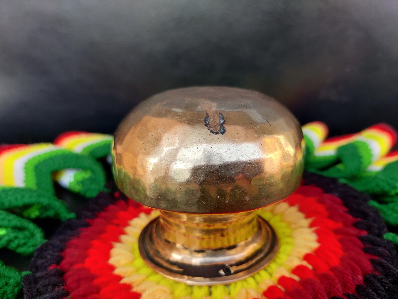 Antique Brass Ghee Vessel/vintage Oil Utensil/unique Shaped Utensil ...