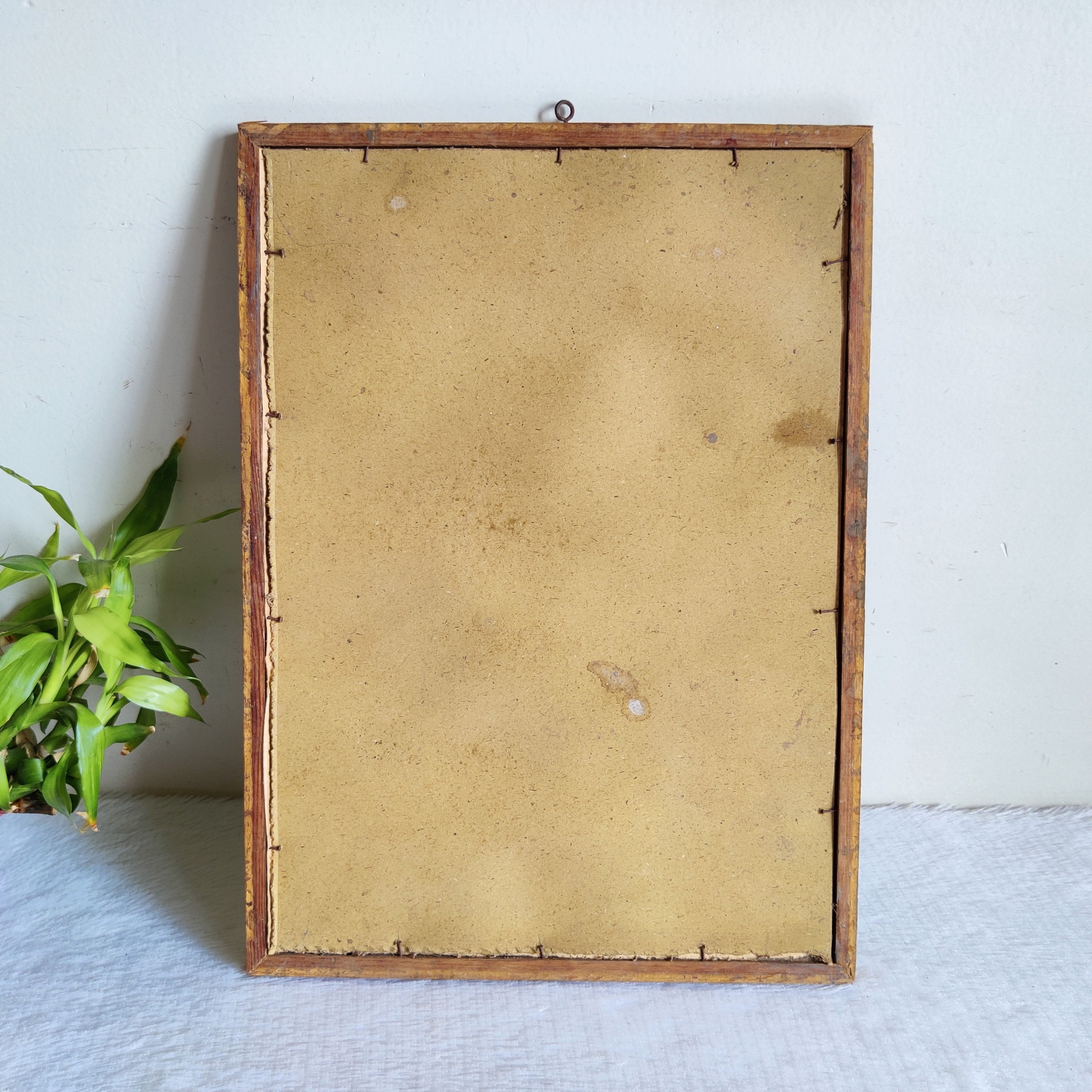 Vintage Rare Lithograph of Ksheer Sagar Niwasi With Original Frame ...