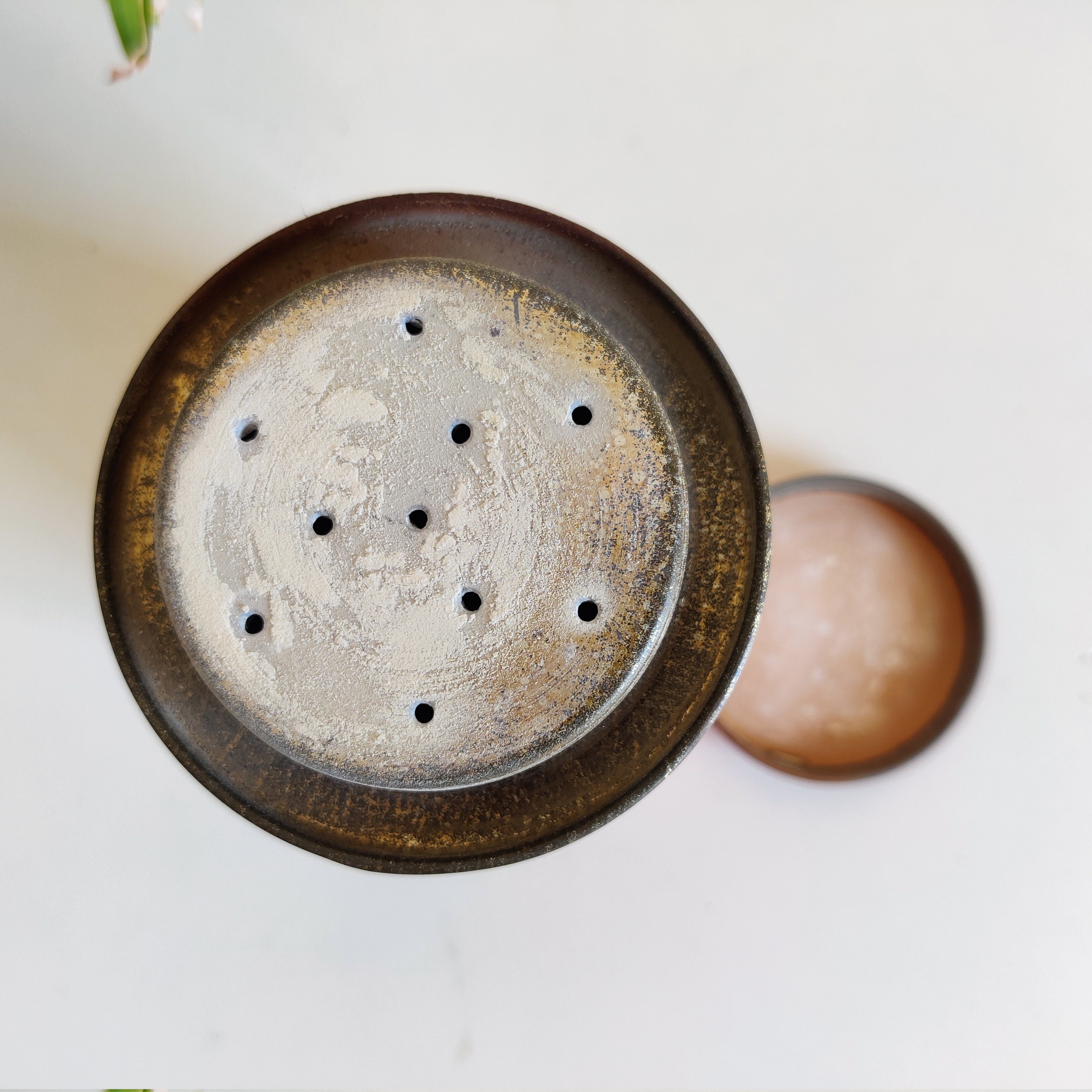 Vintage Perfect Talcum Powder Advertising Tin Box With Original Powder ...