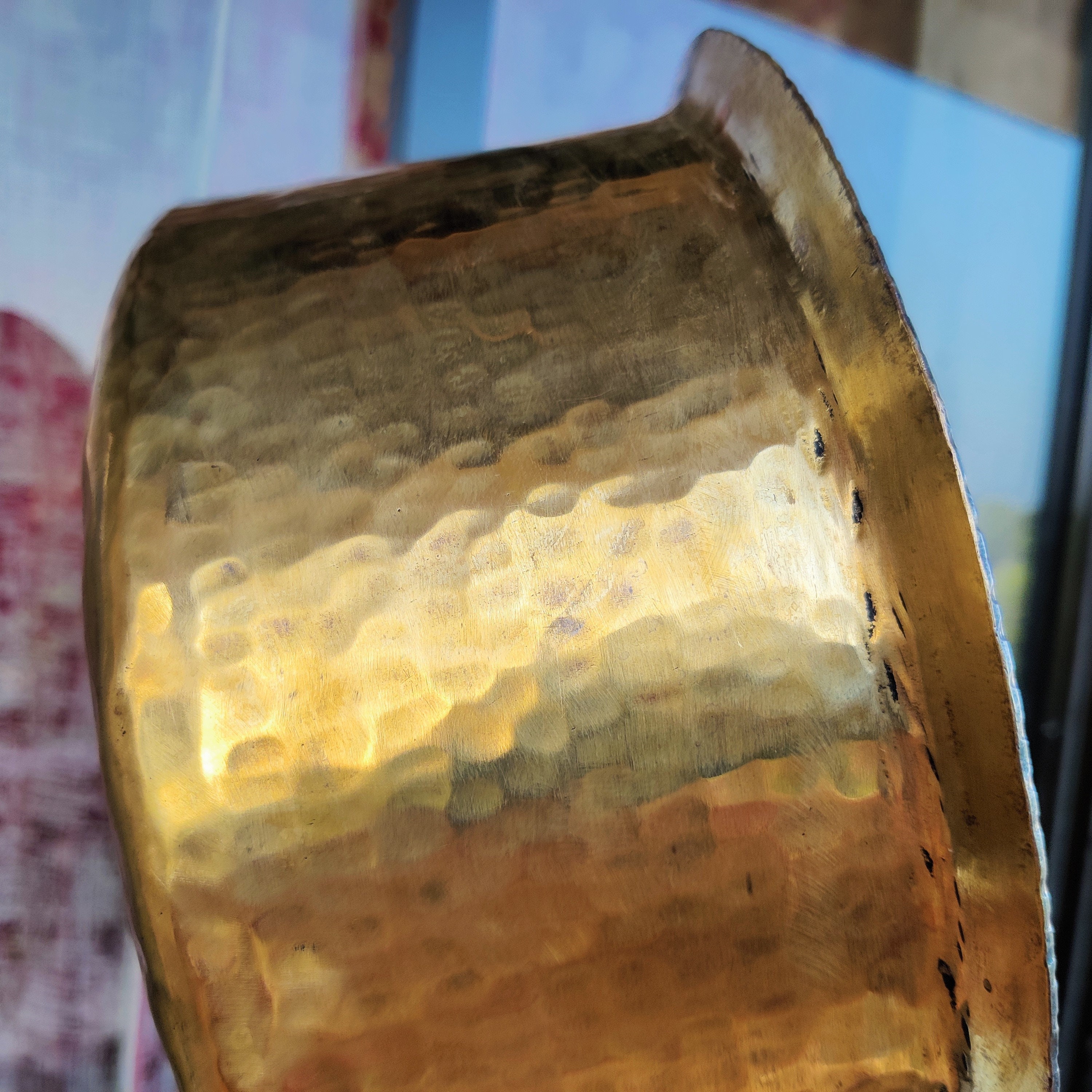 Antique Rare Solid Uniquely Hand Hammered Heavy Cooking Pot | Antique ...