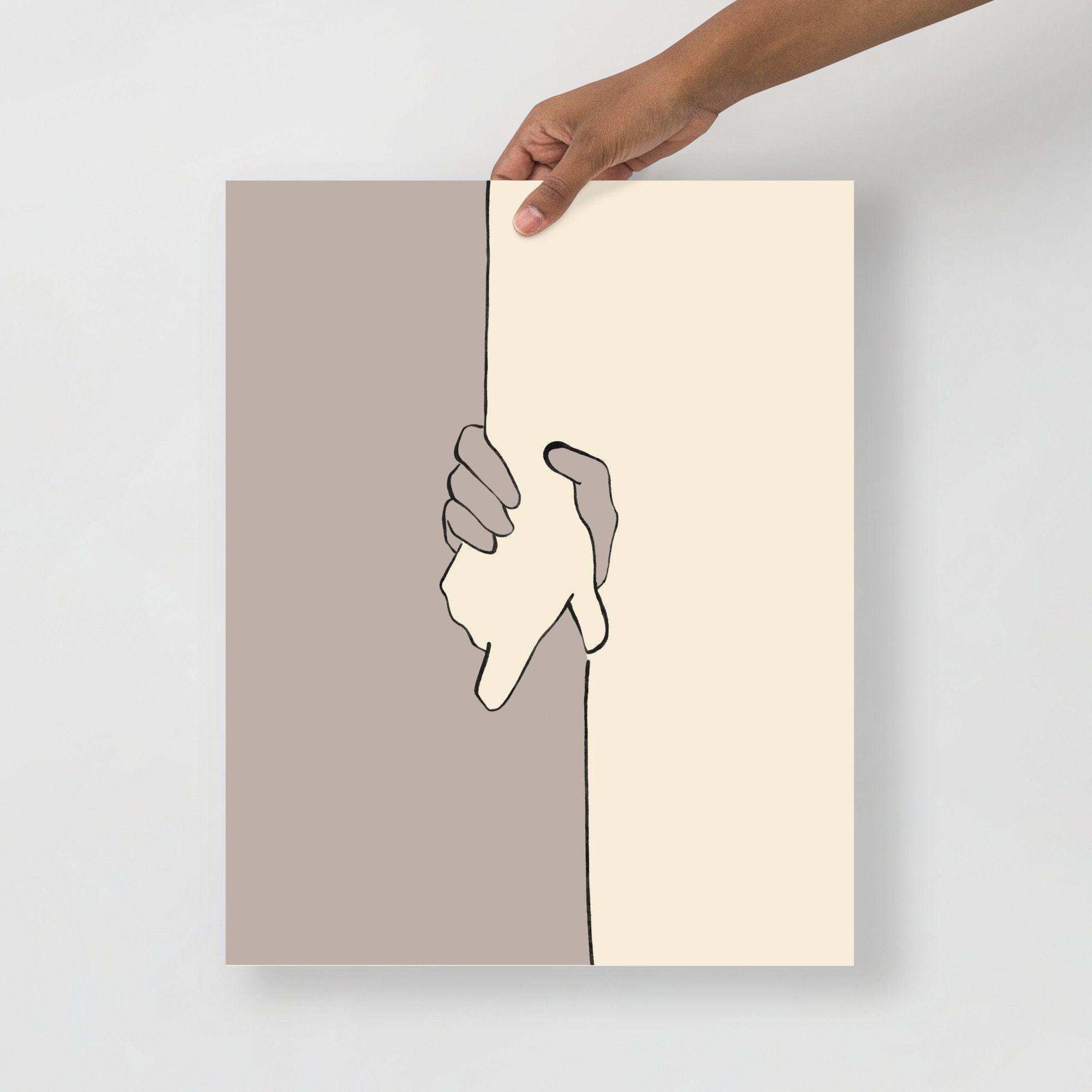 Helping Hand Poster- Digital Print Poster, Wall Art - Etsy