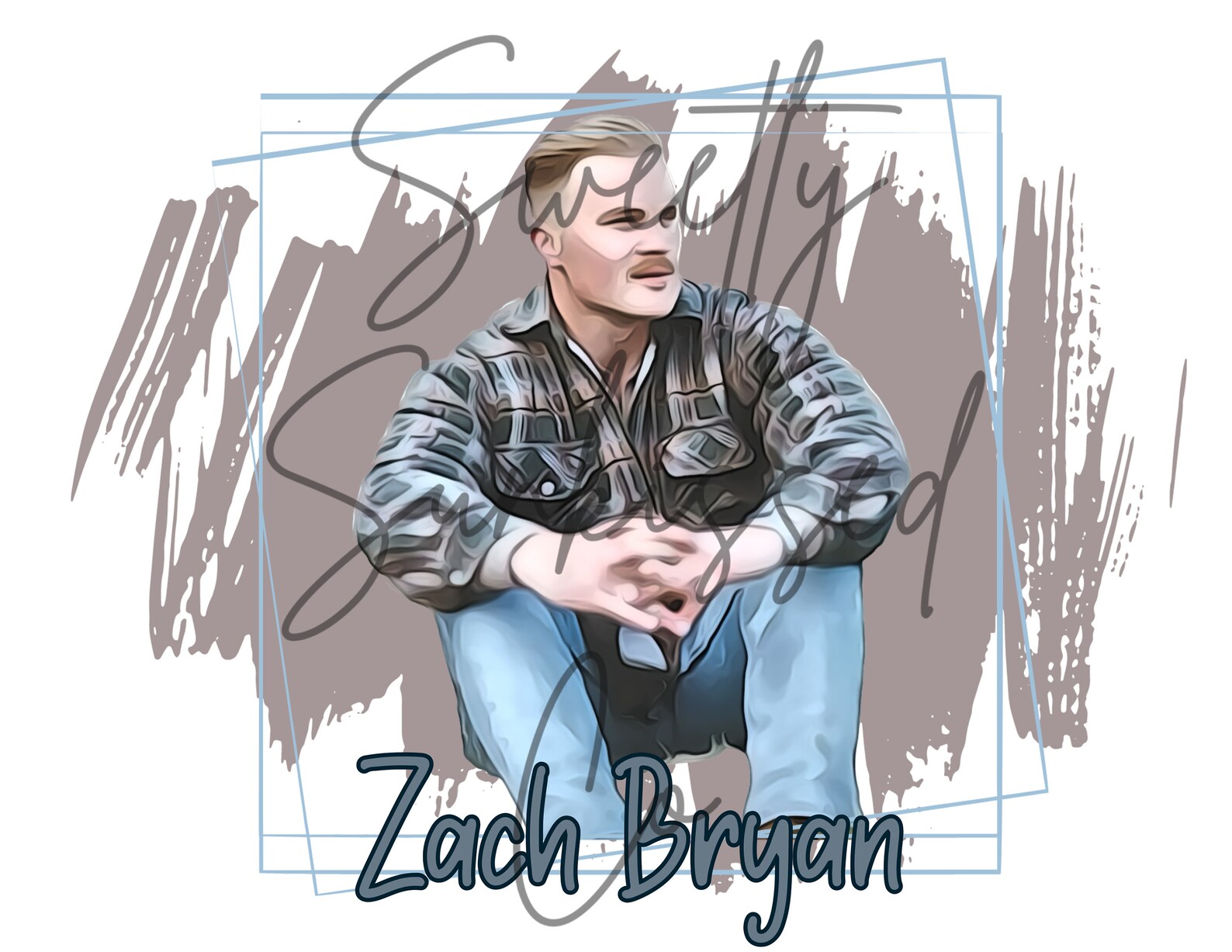 Zach Bryan PNG Sublimation File - Etsy