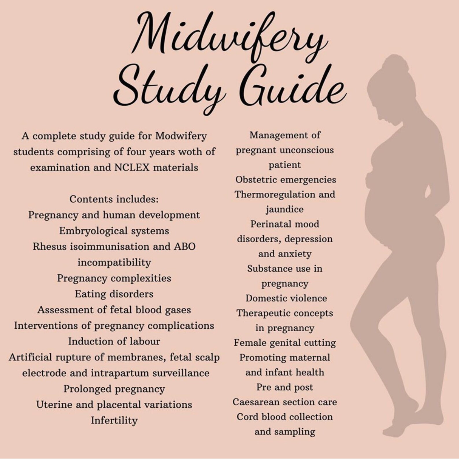 Midwifery Study Guide Ebook | Etsy
