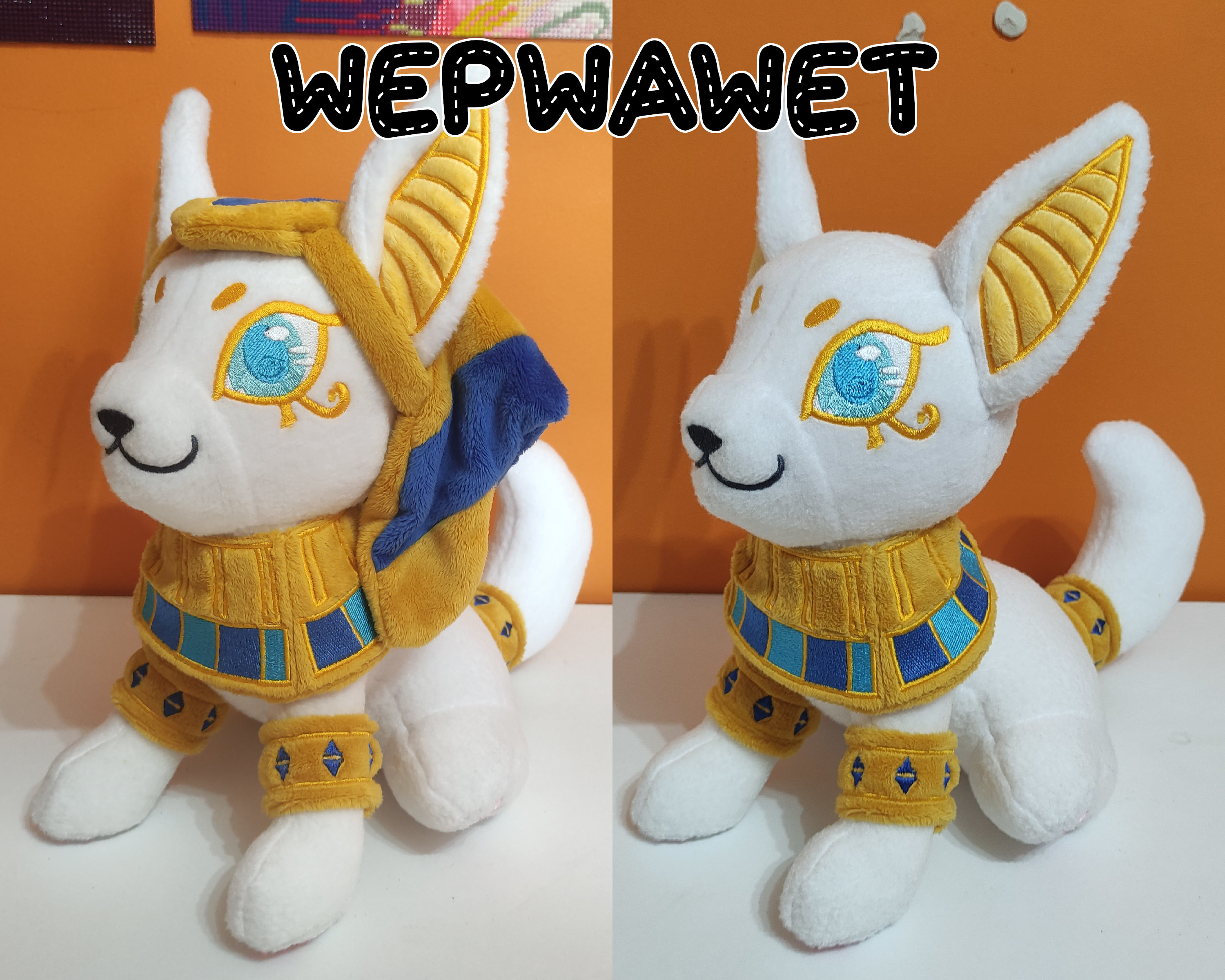 Handmade Egyptian God Plushie: Anubis, Bastet, Ra & More - Etsy