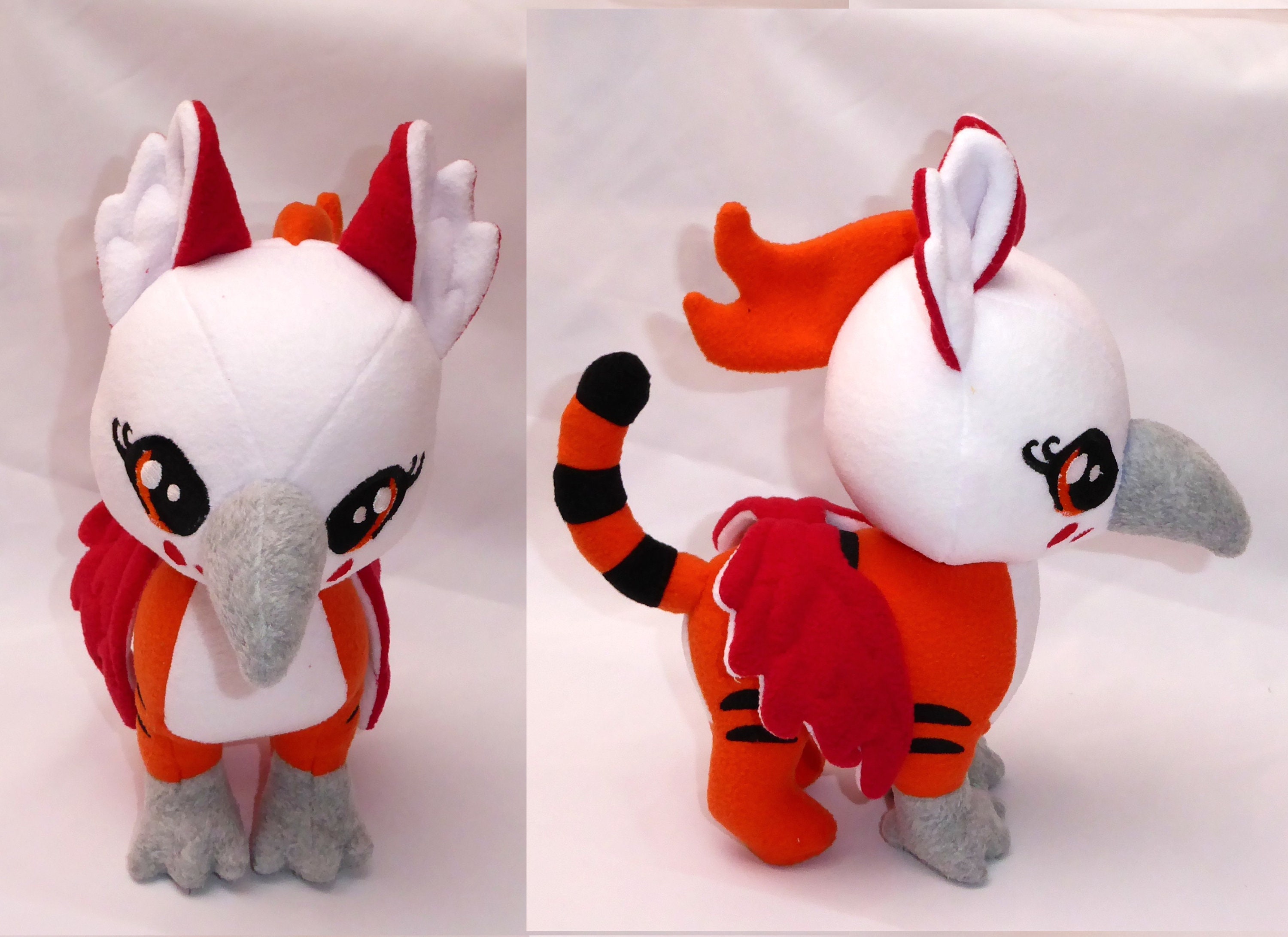 Handmade Griffin Plushie Stuffed Toy Made to Order Four | Etsy