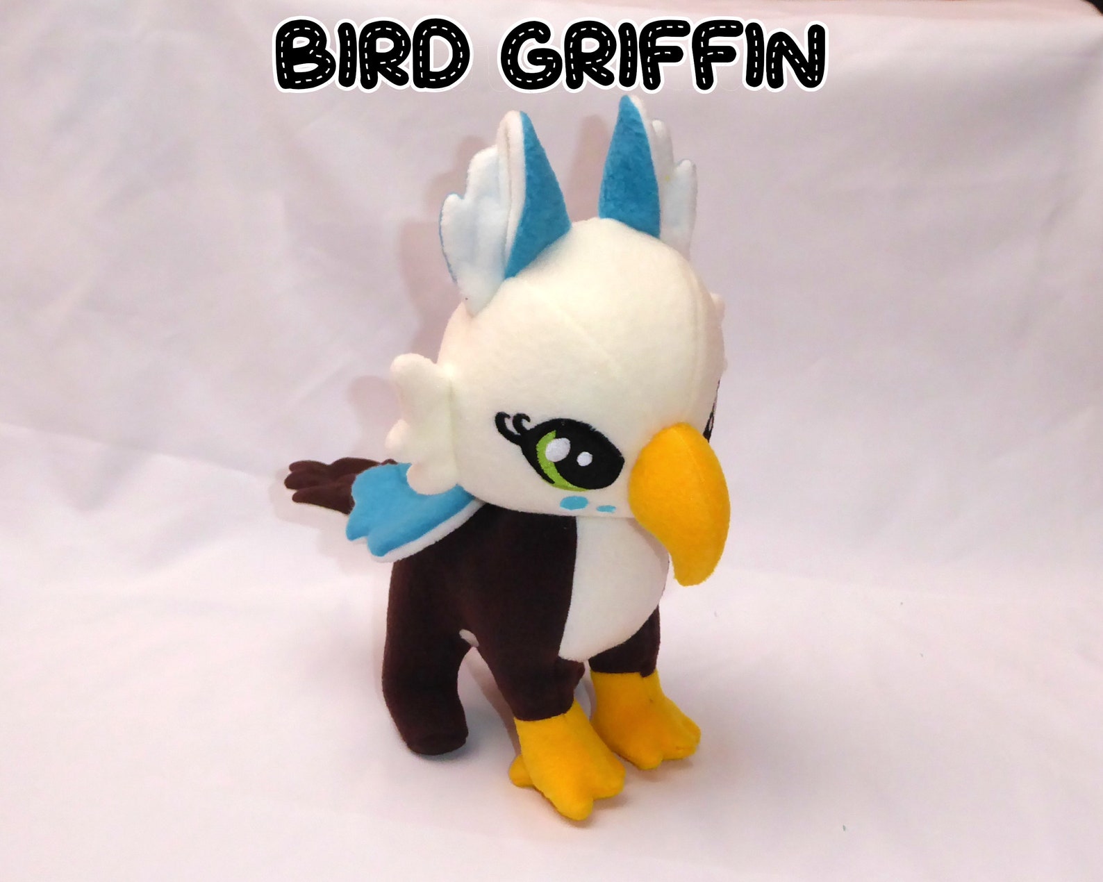 Handmade Griffin Plushie Stuffed Toy Made to Order Four | Etsy