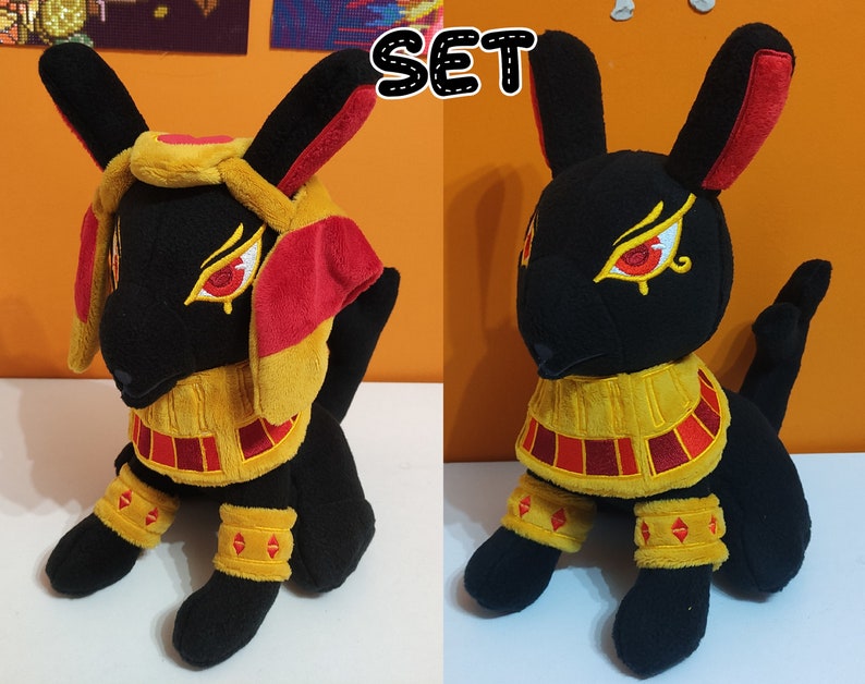 Handmade Egyptian God Plushie: Anubis, Bastet, Ra & More - Etsy