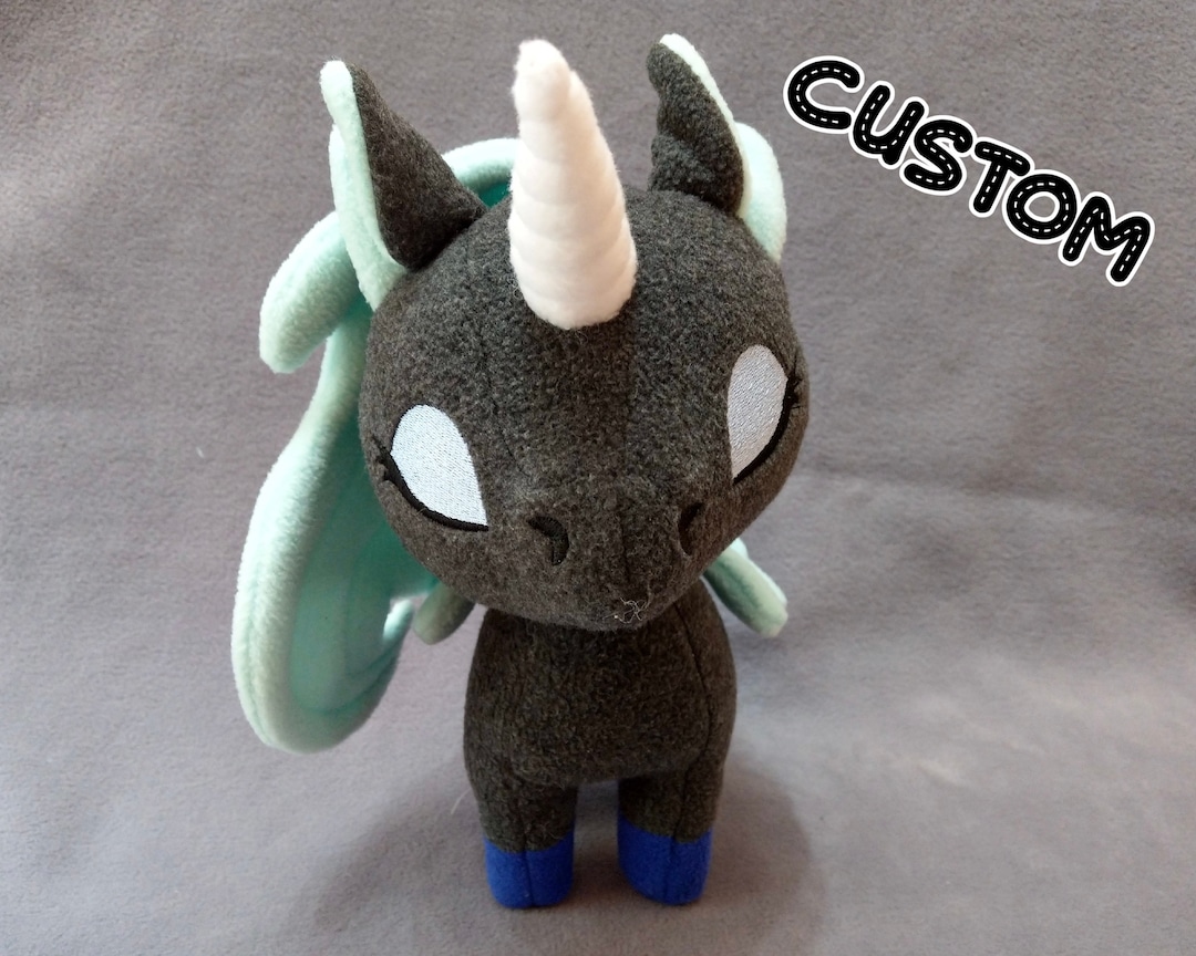 Custom Handmade Unicorn Plushie: Personalized Fleece Stuffed Toy - CE ...