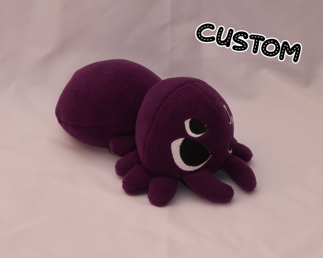 Handmade Custom Spider Plushie Stuffed Toy - Made to Order - Any Colour ...