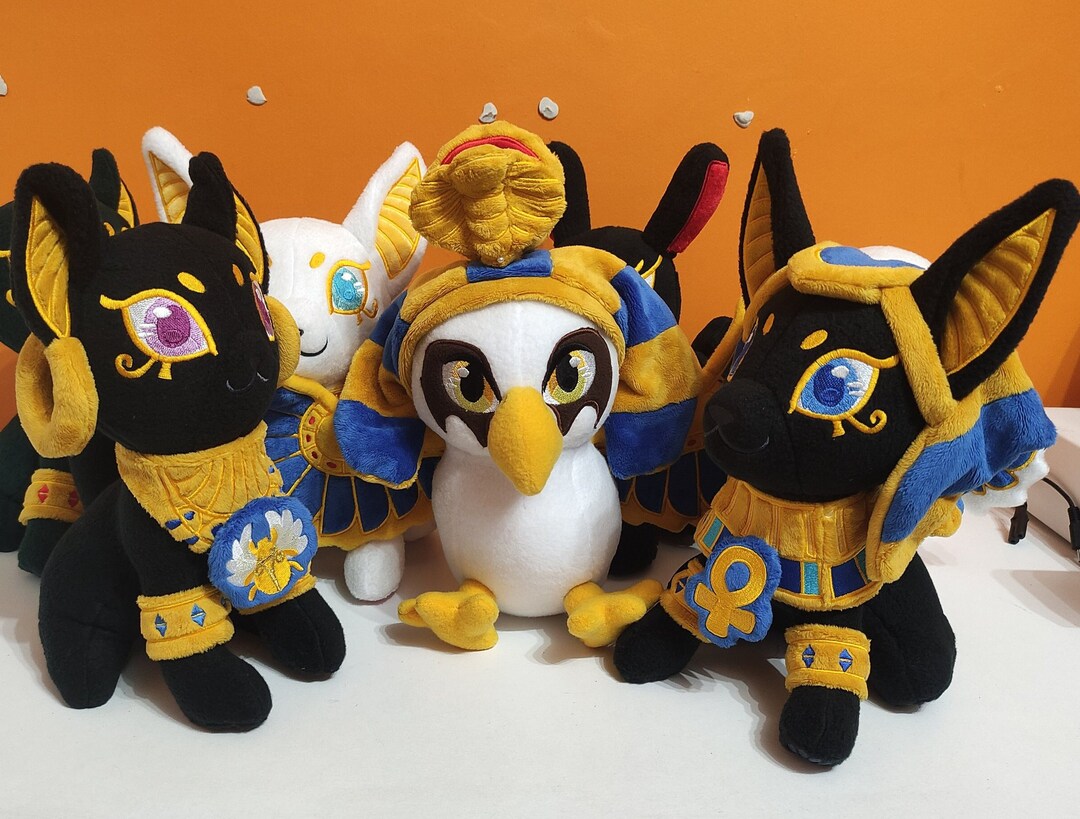 Handmade Egyptian God Plushie: Anubis, Bastet, Ra & More - Etsy