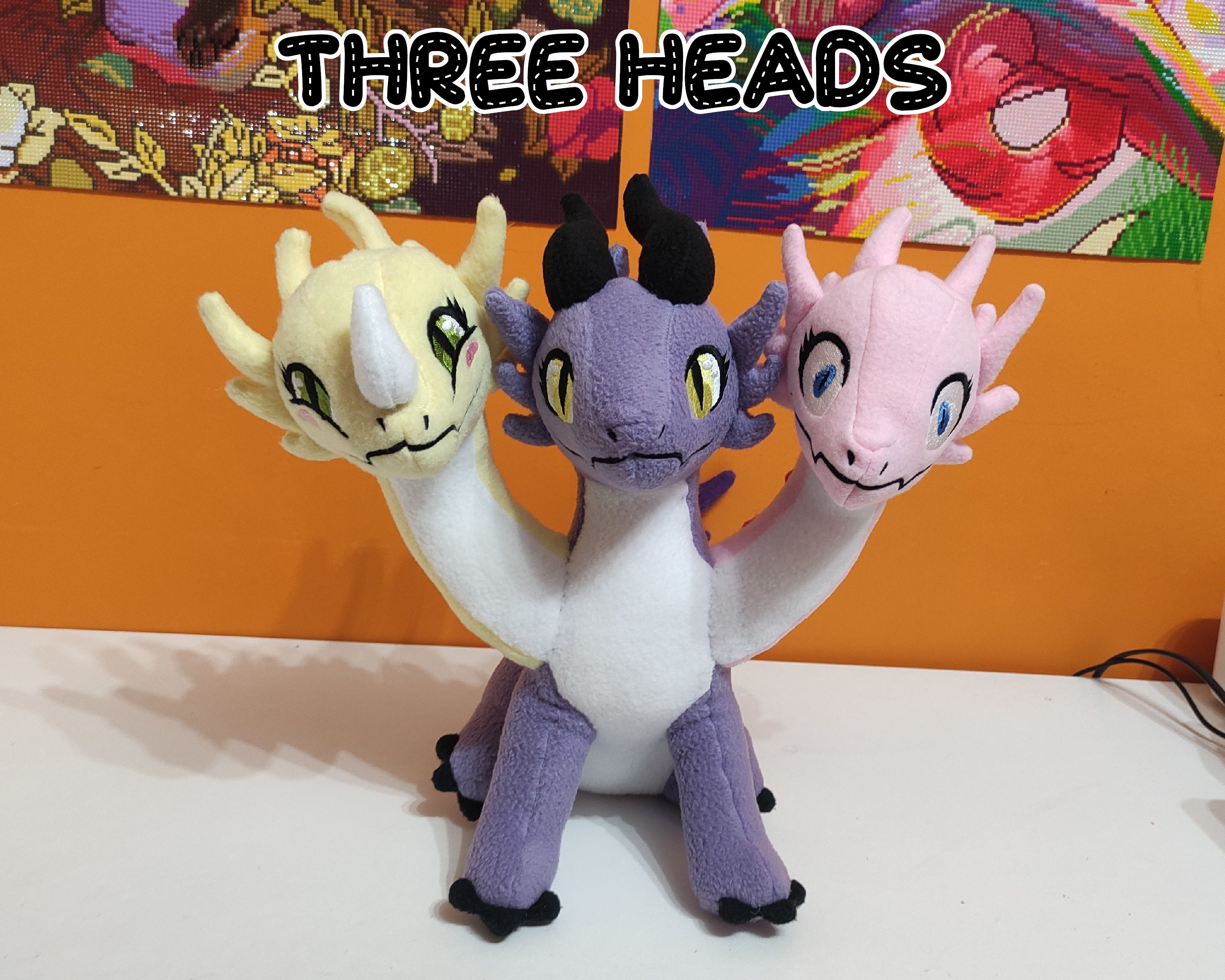 Custom Hydra Dragon Plushie: Poseable Serpentine Stuffed Animal - Etsy
