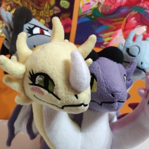 Custom Hydra Serpentine Dragon Handmade Plushie Stuffed Toy ...