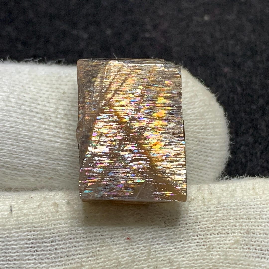 Natural Meteor Shower Sunstone/natural Iridescent Sunstone/rare ...